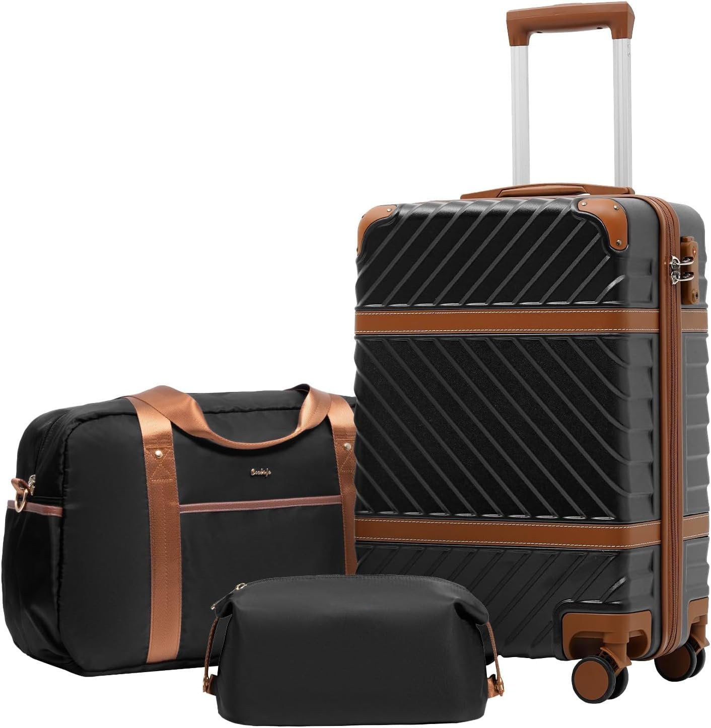 Luggage Set Suitcase Carry On Luggage PC Hardshell Luggage TSA Lock ...