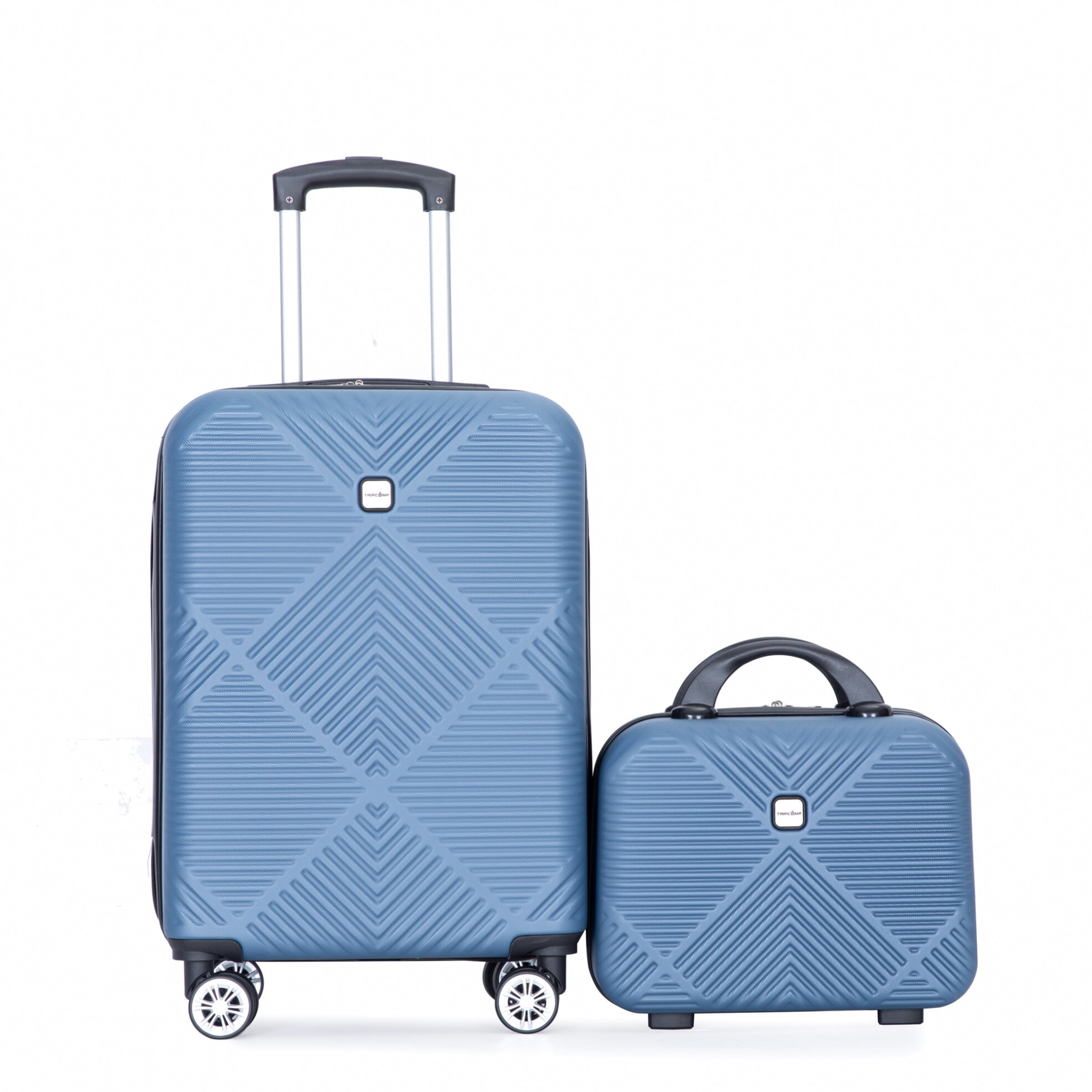 Luggage Sets 2 Piece Expandable ABS Lightweight Suitcase, Hard Shell ...