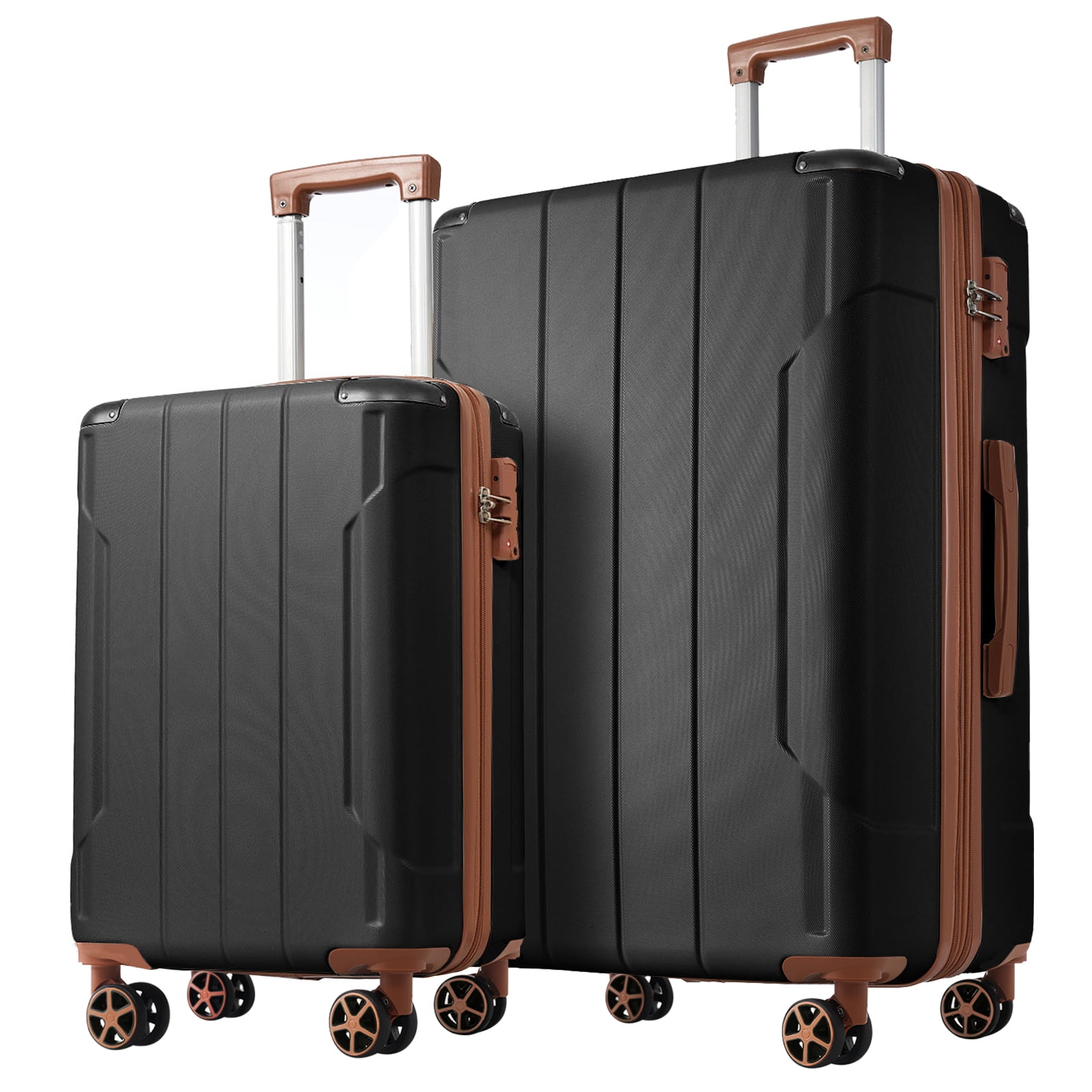 Luggage Sets 2 Piece, Hardshell Abs Lightweight And Expandable(Only 28 ...