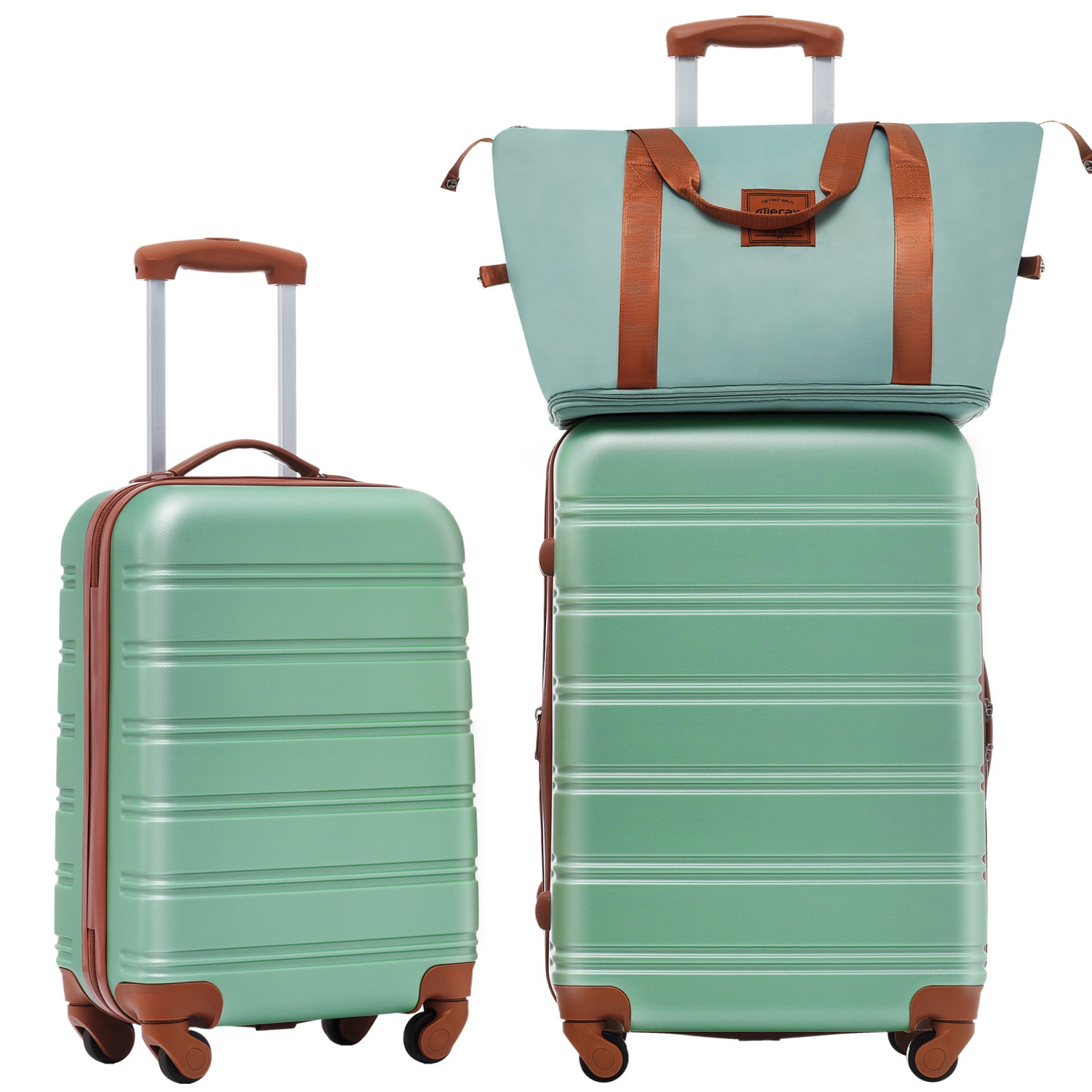 Luggage Sets,2-Piece Lightweight Suitcase Set with Bag and TSA Lock ...