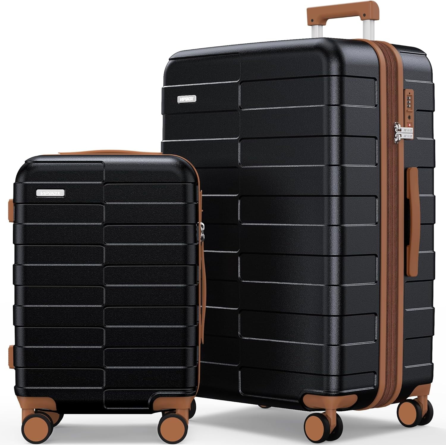 Luggage Sets 2 count 20/28 Inch (3- VIP SERVICE) Hardside Expandable ...