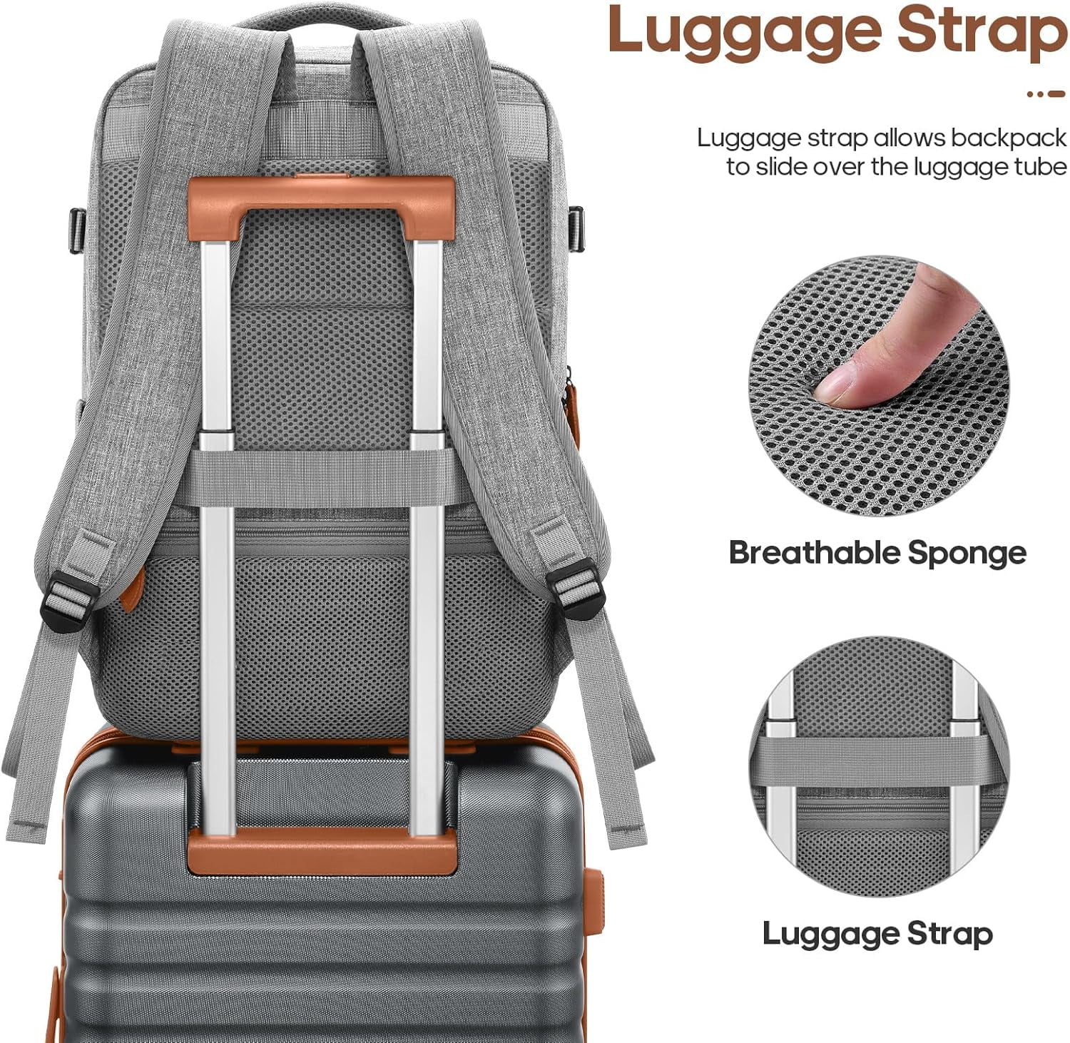 Luggage Sets 3 Piece, Carry On Luggage 20 Inch With Spinner Wheels,PC ...