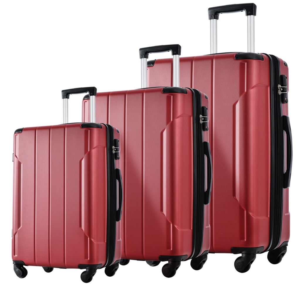 Luggage Sets 3 Piece, Expandable Luggage Sets with Spinner Wheels, TSA ...