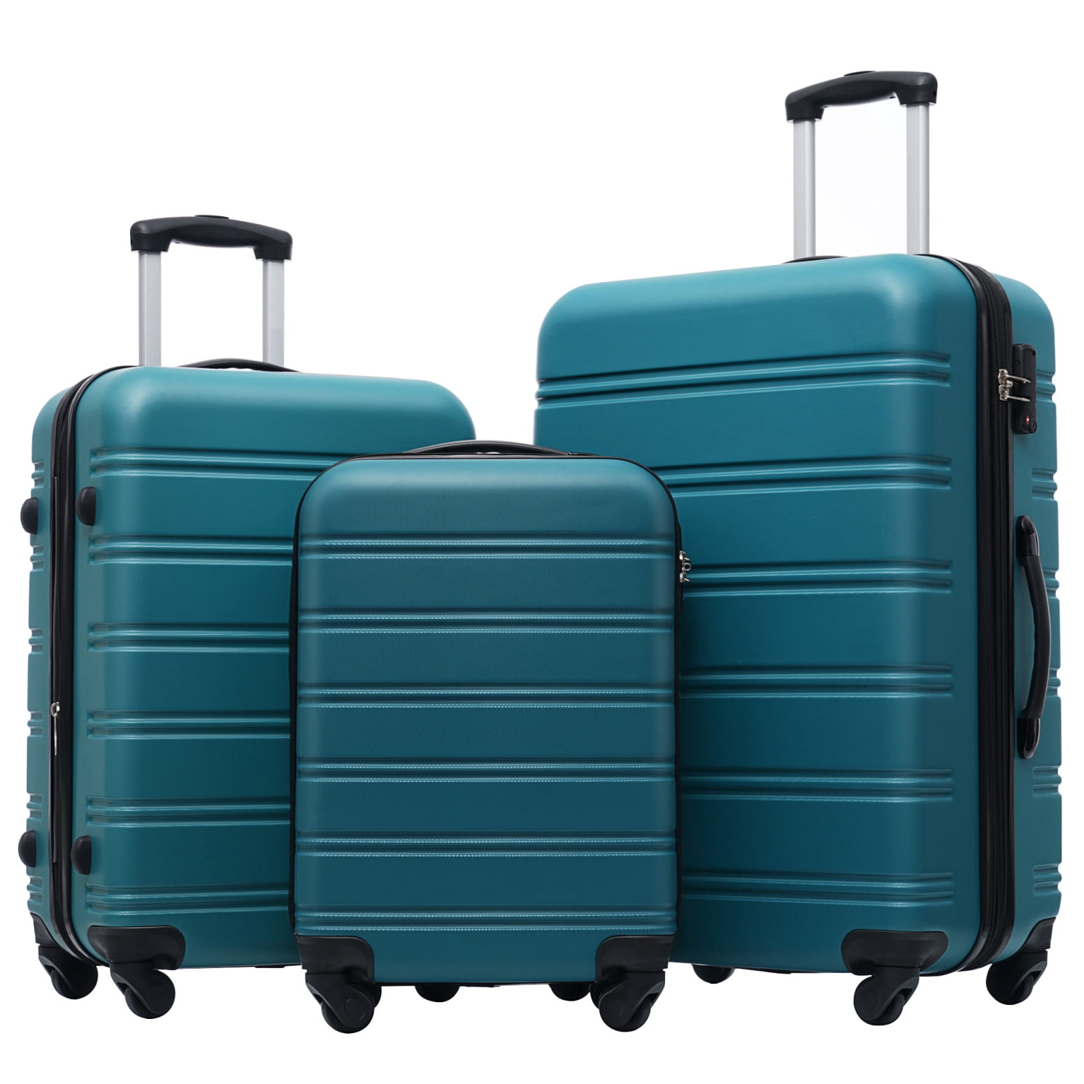 Luggage Sets 3 Piece, Hardshell Expandable Luggages Suitcase with TSA ...