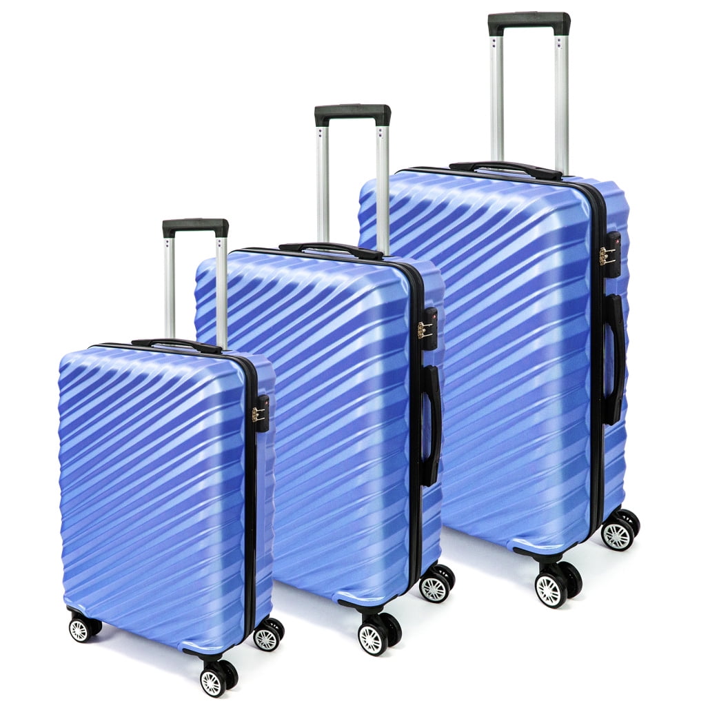 Luggage Sets 3 Piece Set,Hardshell Lightweight Suitcase with Spinner ...