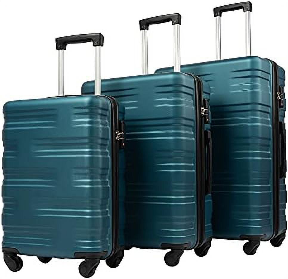 Luggage Sets 3 Piece Suitcase Set 20/24/28,Carry On Luggage TSA Lock ...
