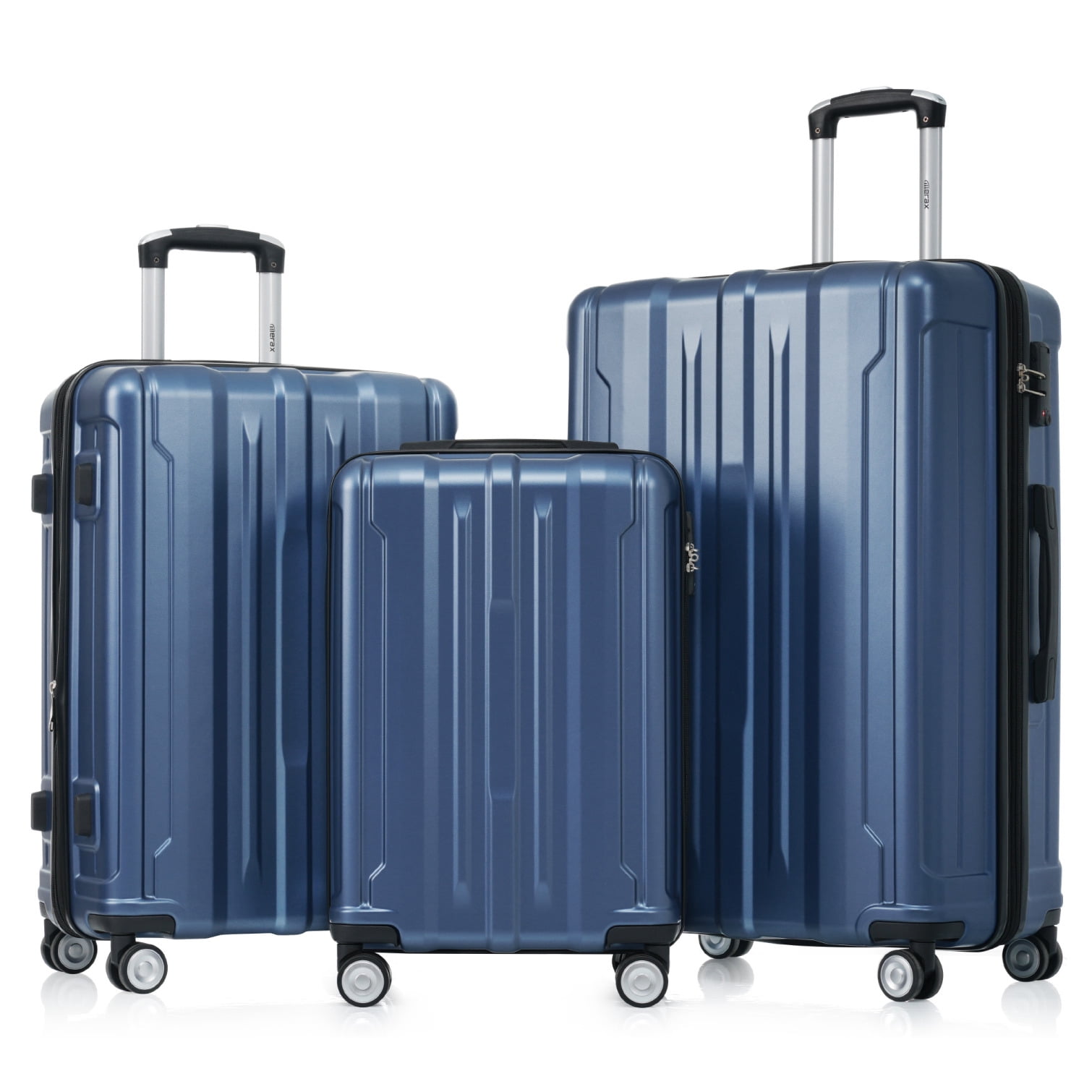 Luggage Sets 3 Pieces with TSA Lock for Family Use, Hardside Expandable ...