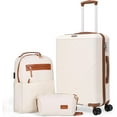 Luggage Sets 3 count, 20 Inch Carry Suitcases With Spinner Wheels ...