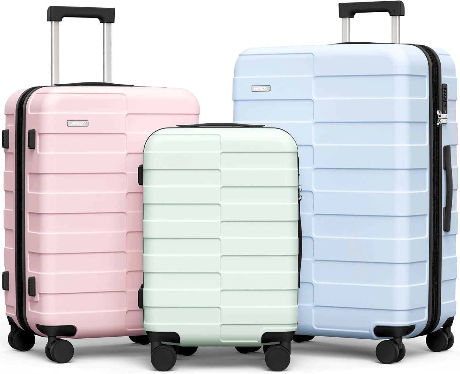 Luggage Sets 3 count (3- VIP SERVICE) Hardside Expandable Ultra Durable ...