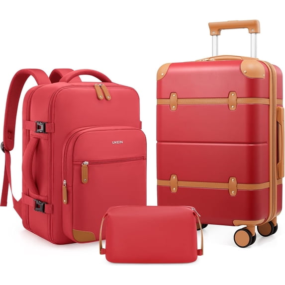 Luggage Sets 3 count, Expandable PC Hardshell Suitcase with Spinner ...