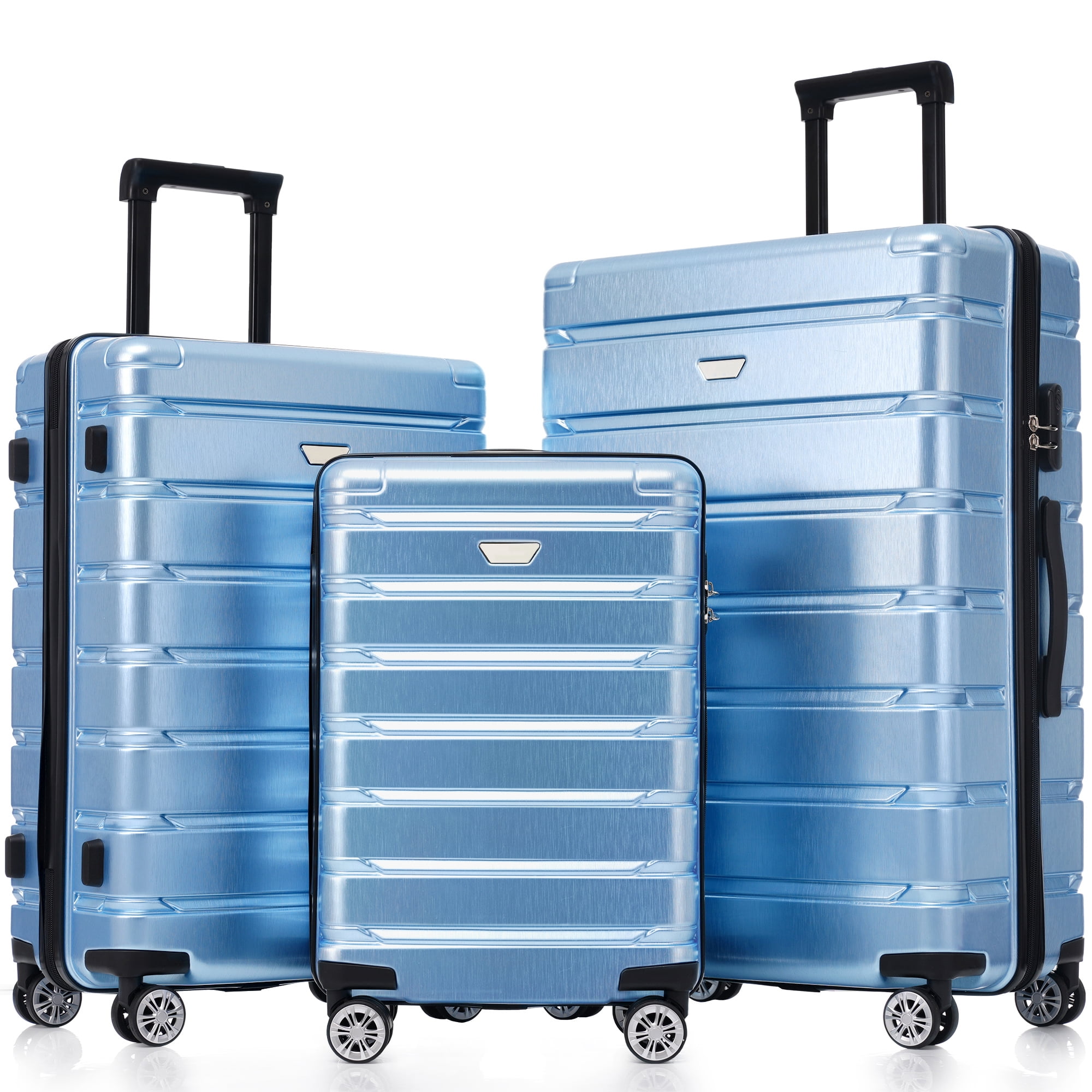 20" Carry on Luggage Set, 24" Hardshell Checked Luggage, 28" Large ...