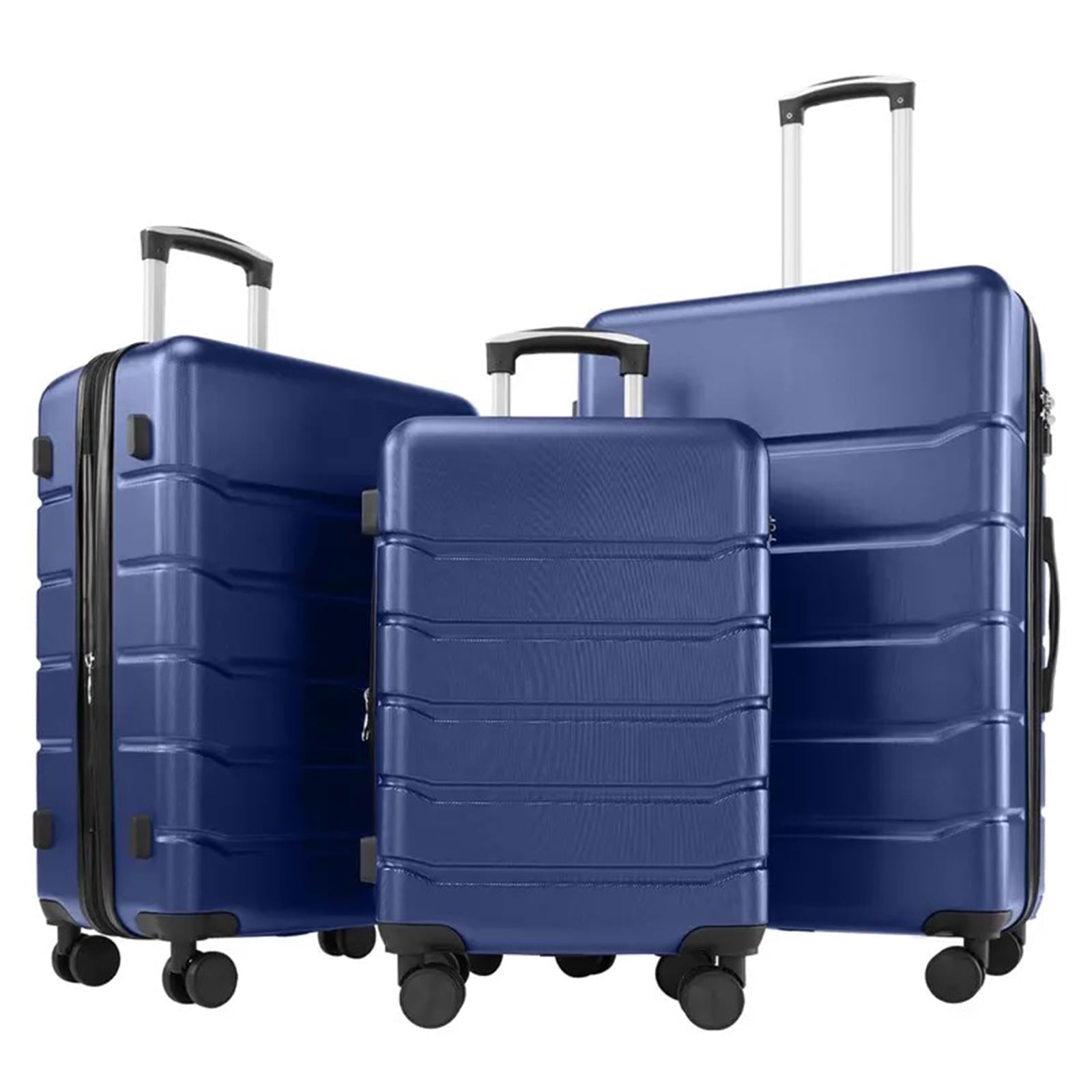 Luggage Sets, 20-24-28 Inch, Hard Shell Suitcases with Spinner Wheels ...