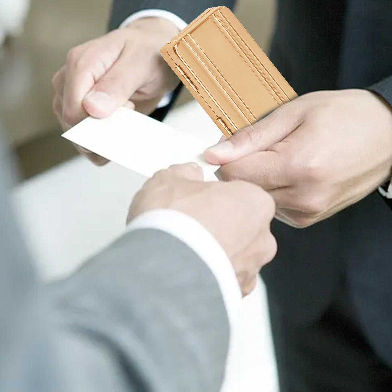 Luggage Shaped Business Card Holder D Clearance! New Suitcase Style ...