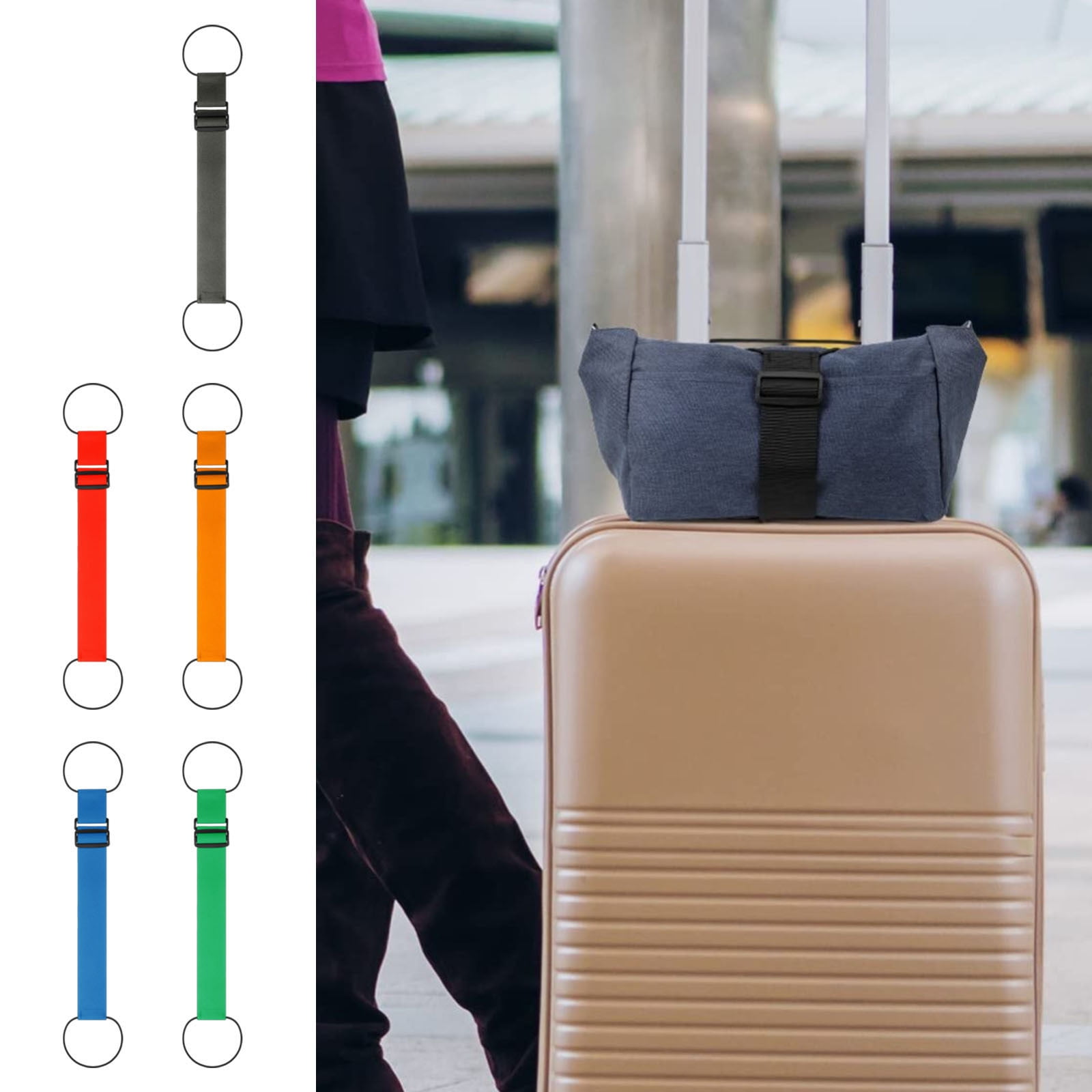 Luggage Straps Long Belts Keep Suitcase Secure While Traveling Travel ...