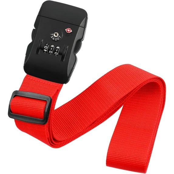 Luggage Straps for Suitcases with TSA Lock, Protect Your Luggage Anti ...