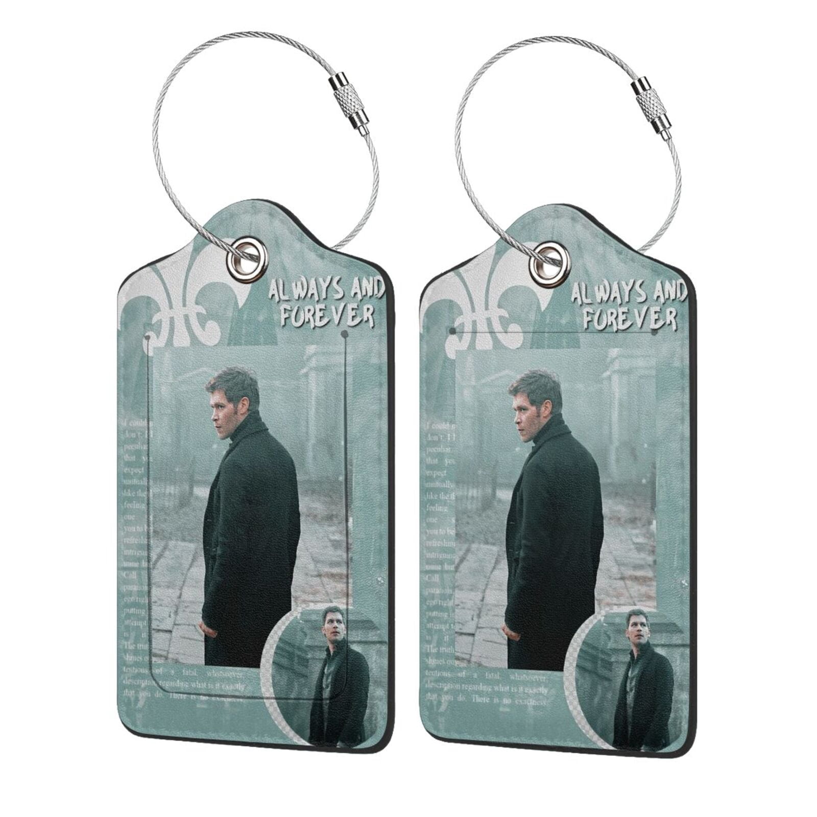Luggage Tag Travel ID Label, Klaus Mikaelson Joseph Morgan PU Leather ...