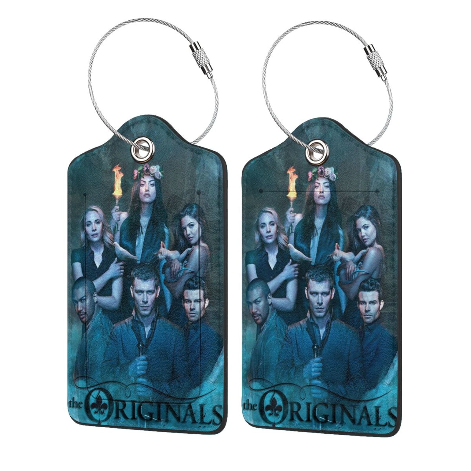 Luggage Tag Travel ID Label, The Originals Vampire Klaus Mikaelson PU ...