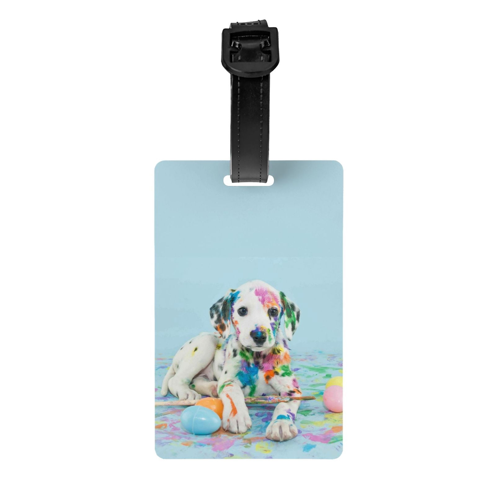 Luggage Tags - A Funny Little Dalmatian Puppy PVC Luggage Tags for ...