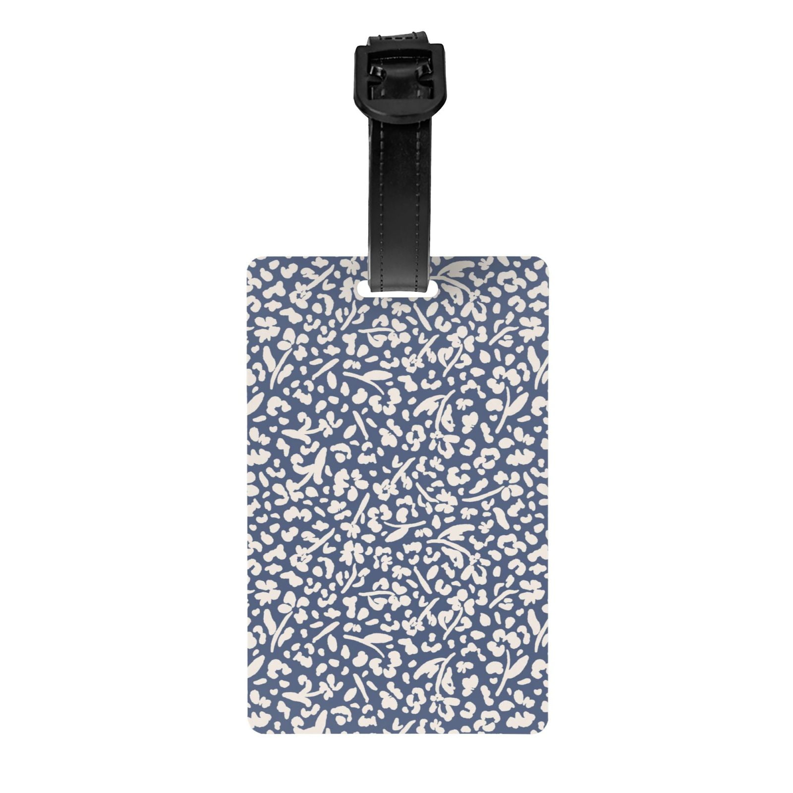 Luggage Tags - Abstract flowers leopard PVC Luggage Tags for Suitcases ...