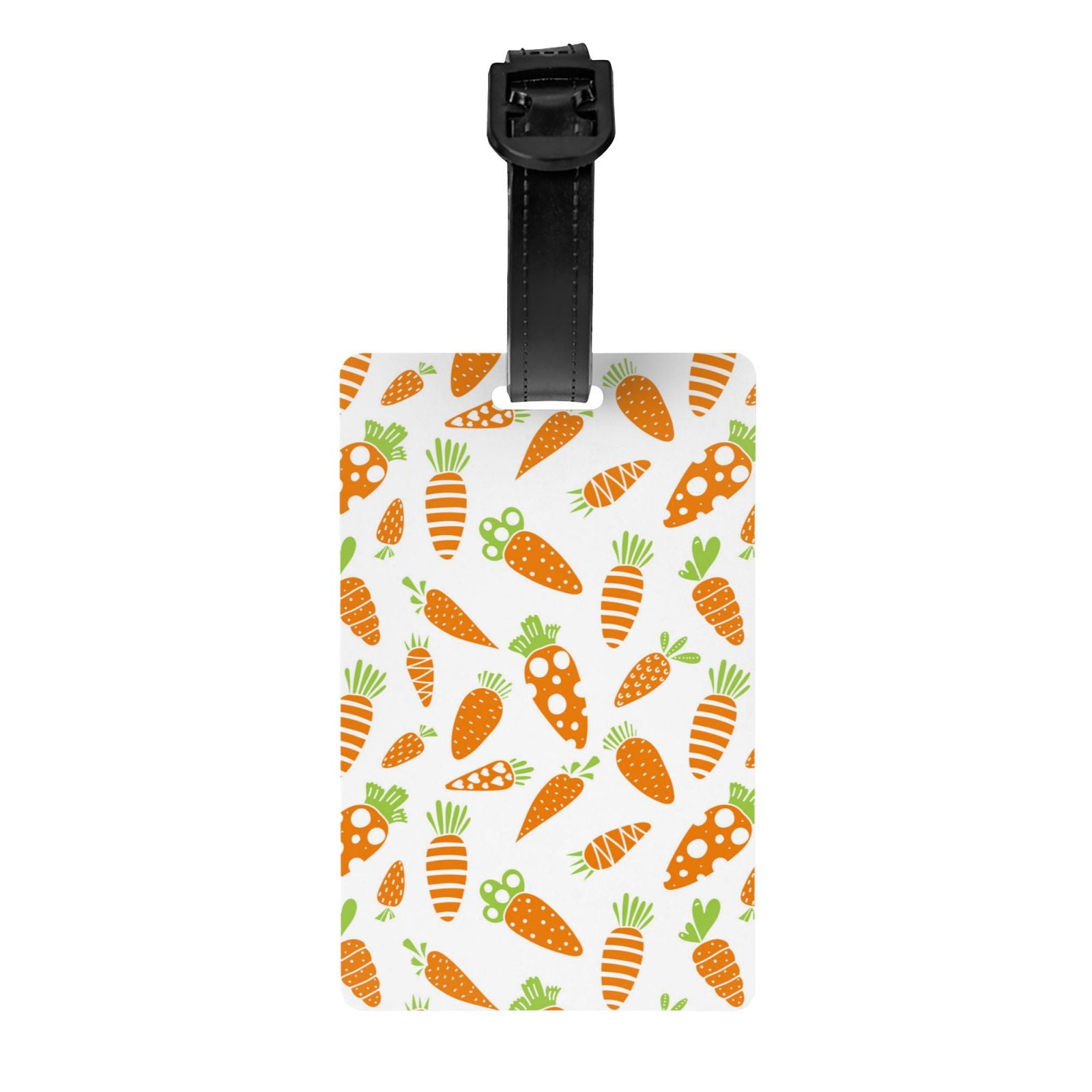 Luggage Tags - Beautiful Carrot PVC Luggage Tags for Suitcases Travel ...