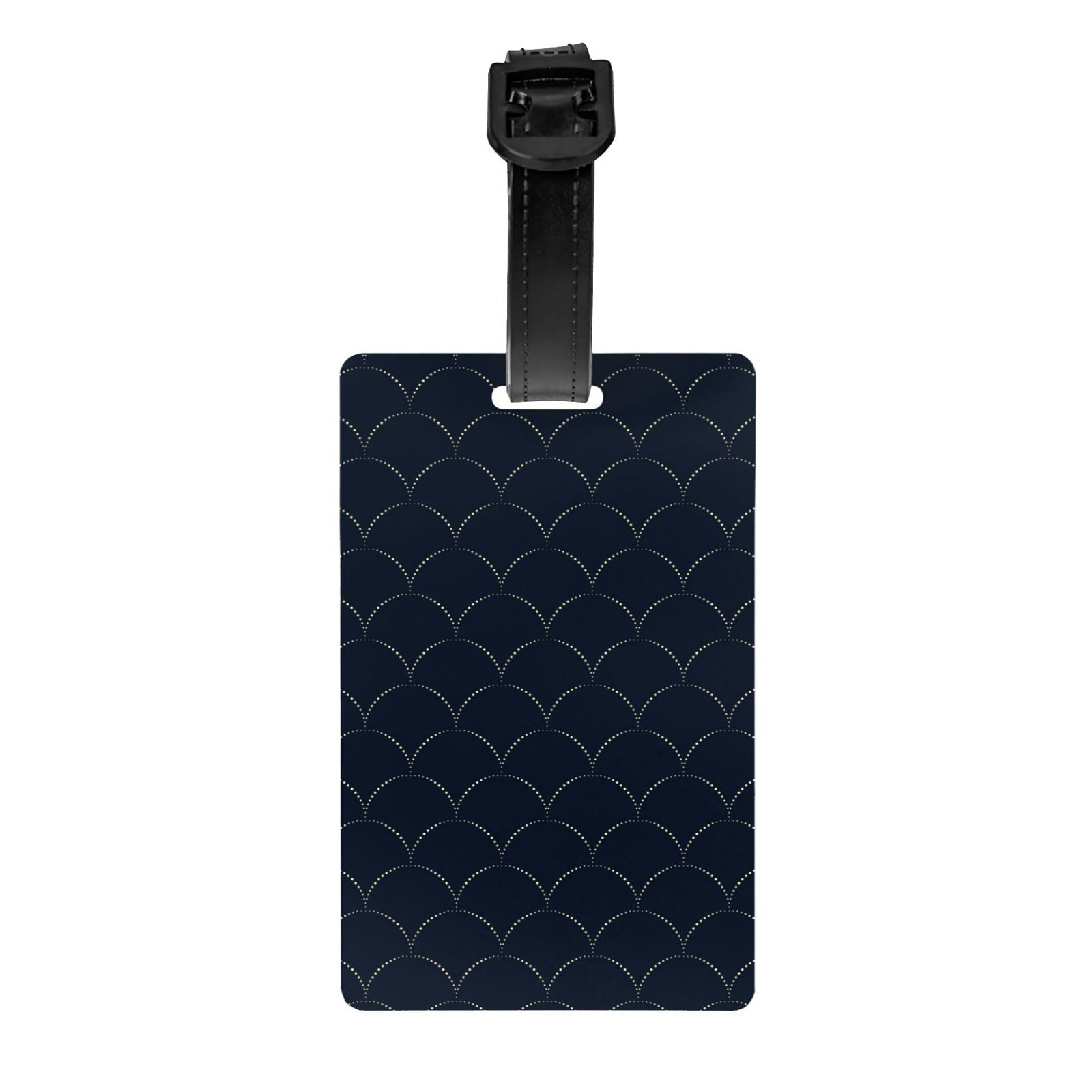 Luggage Tags - Black Fish scales PVC Luggage Tags for Suitcases Travel ...