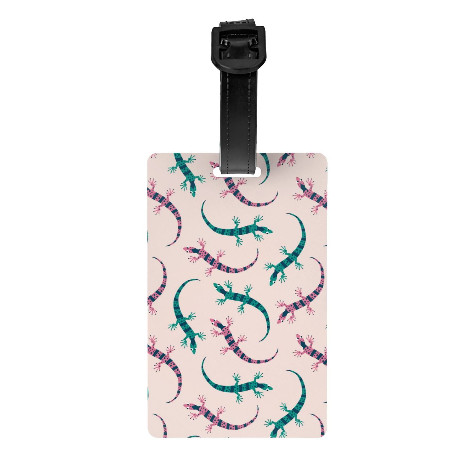 Luggage Tags - Bohemian Cute Lizard Gecko_A PVC Luggage Tags for ...