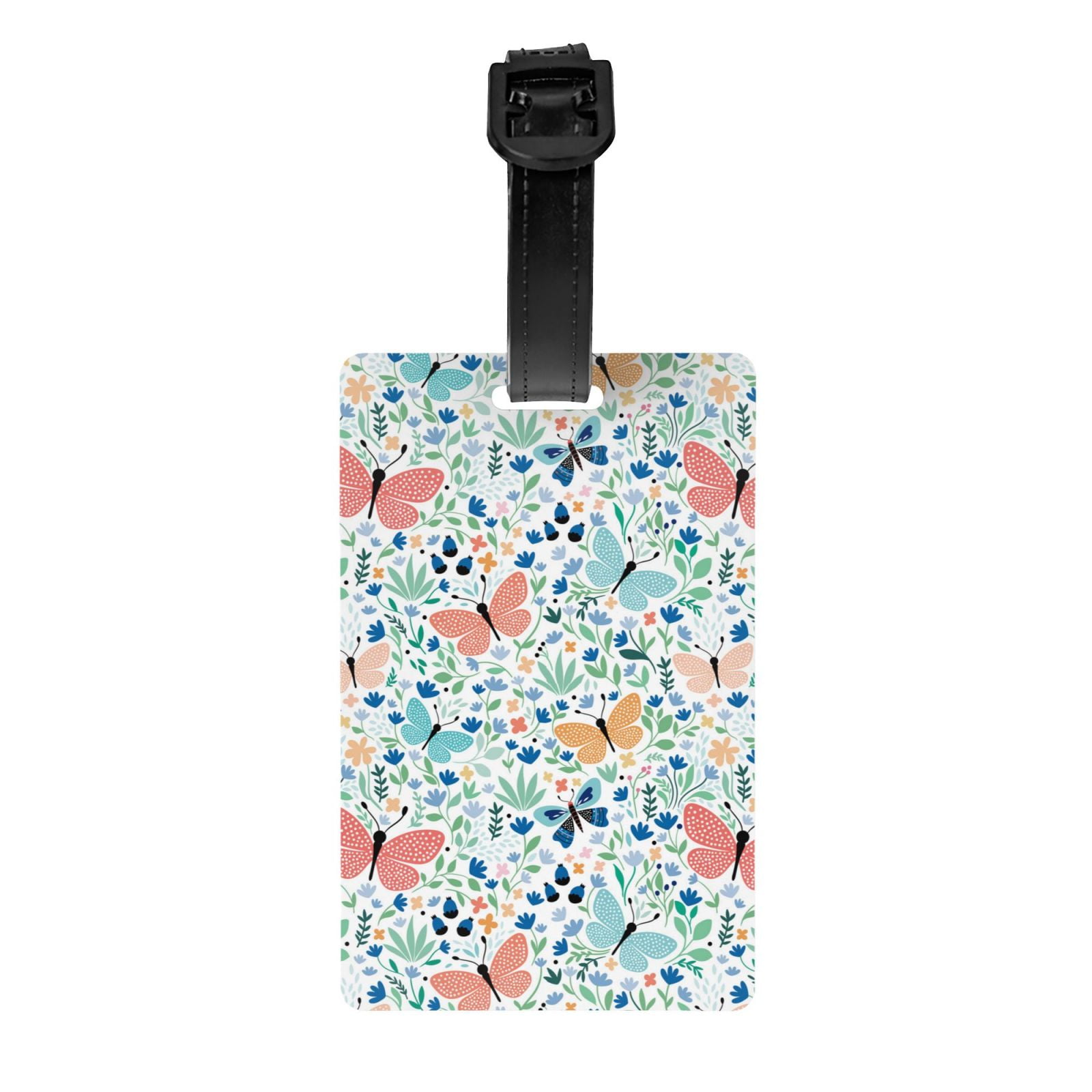 Luggage Tags - Butterflies A PVC Luggage Tags for Suitcases Travel Bag ...