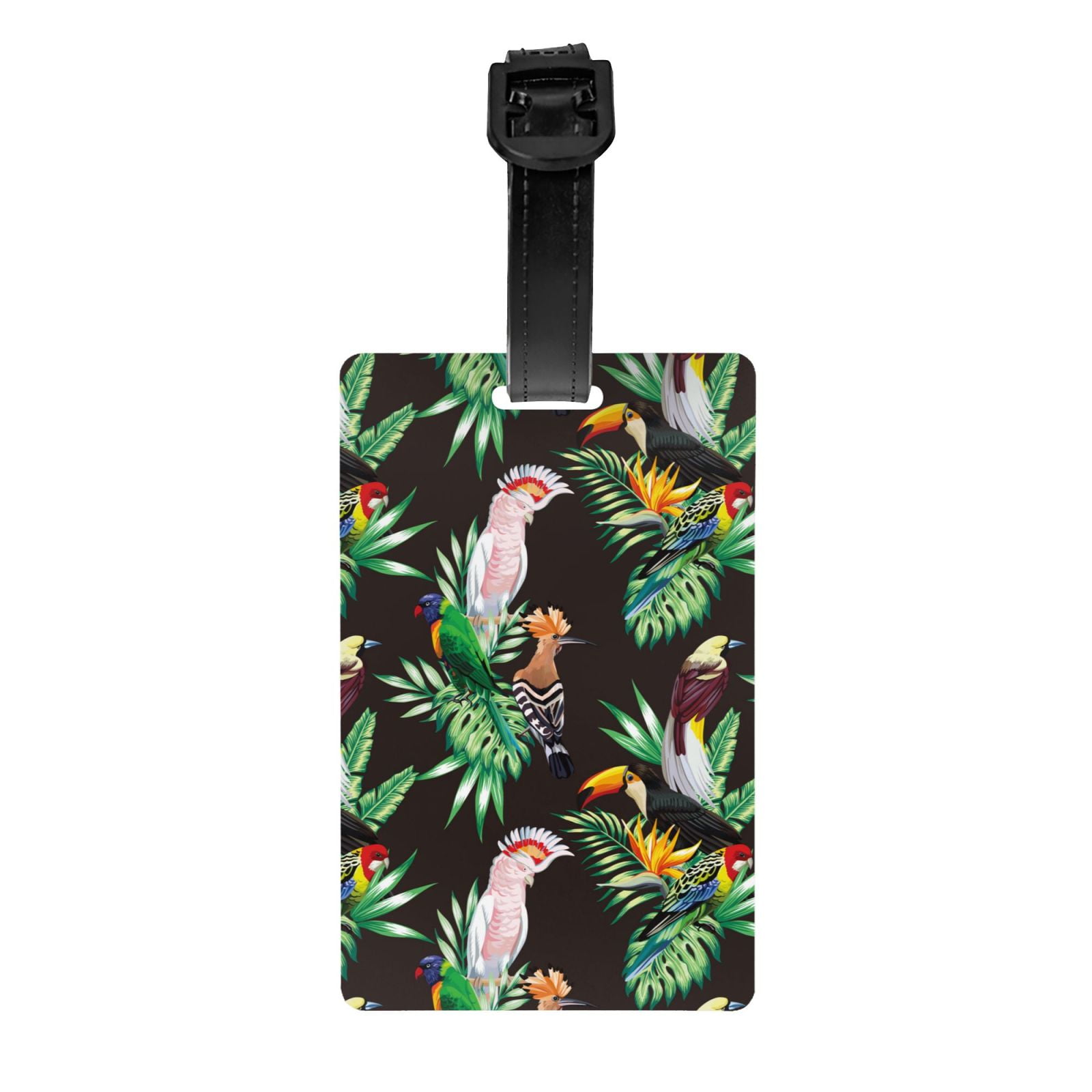 Luggage Tags - Cartoon Cute Parrot Toucan Bird PVC Luggage Tags for ...