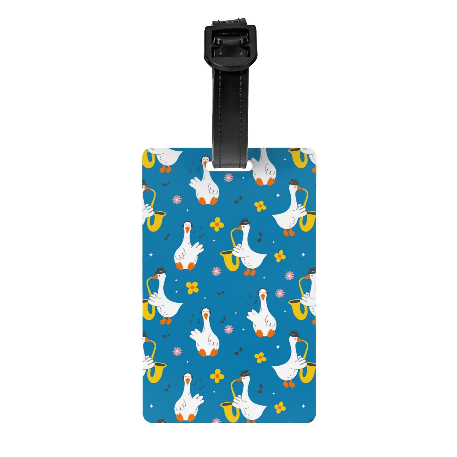 Luggage Tags - Cartoon Goose PVC Luggage Tags for Suitcases Travel Bag ...