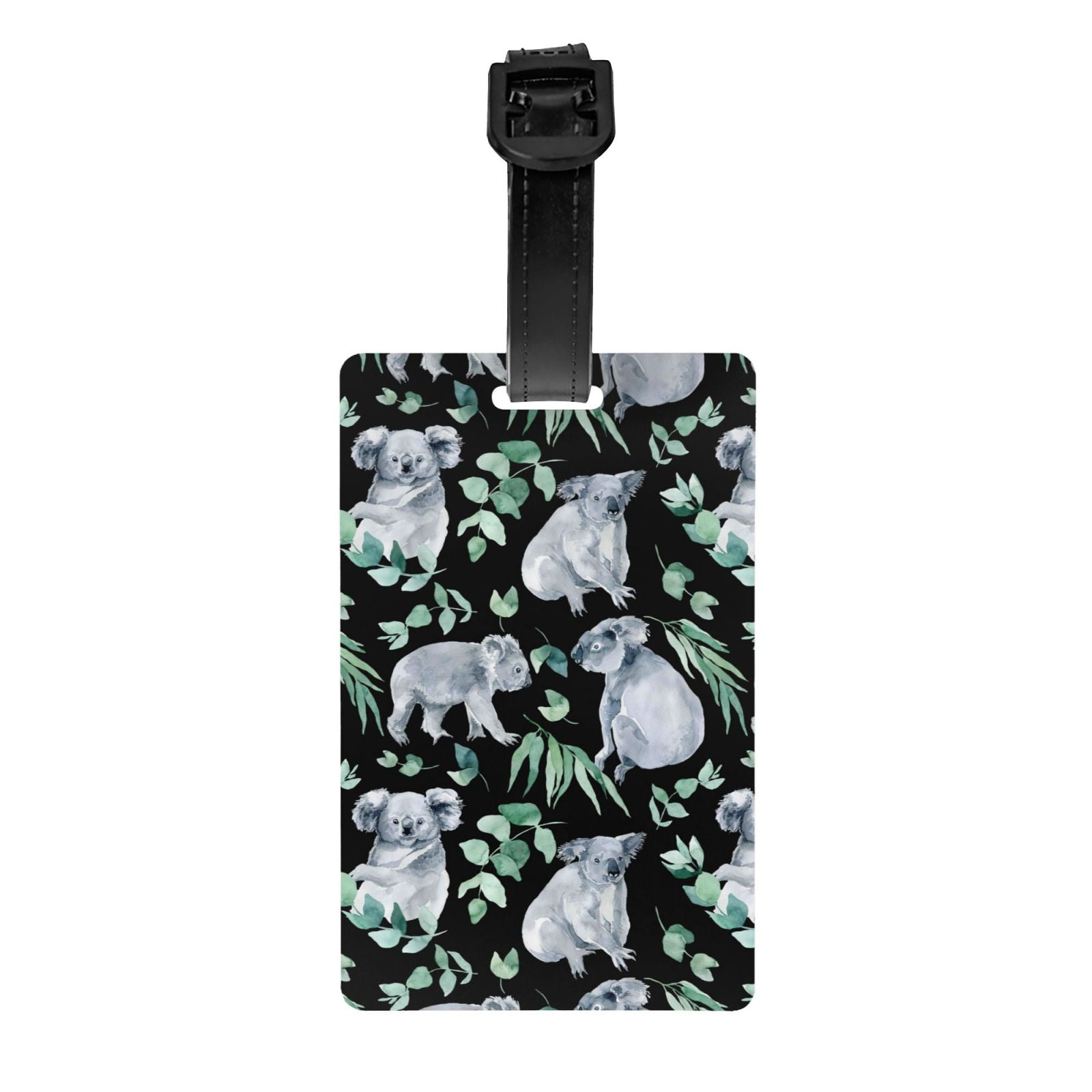Luggage Tags - Cartoon Koala Bear PVC Luggage Tags for Suitcases Travel ...
