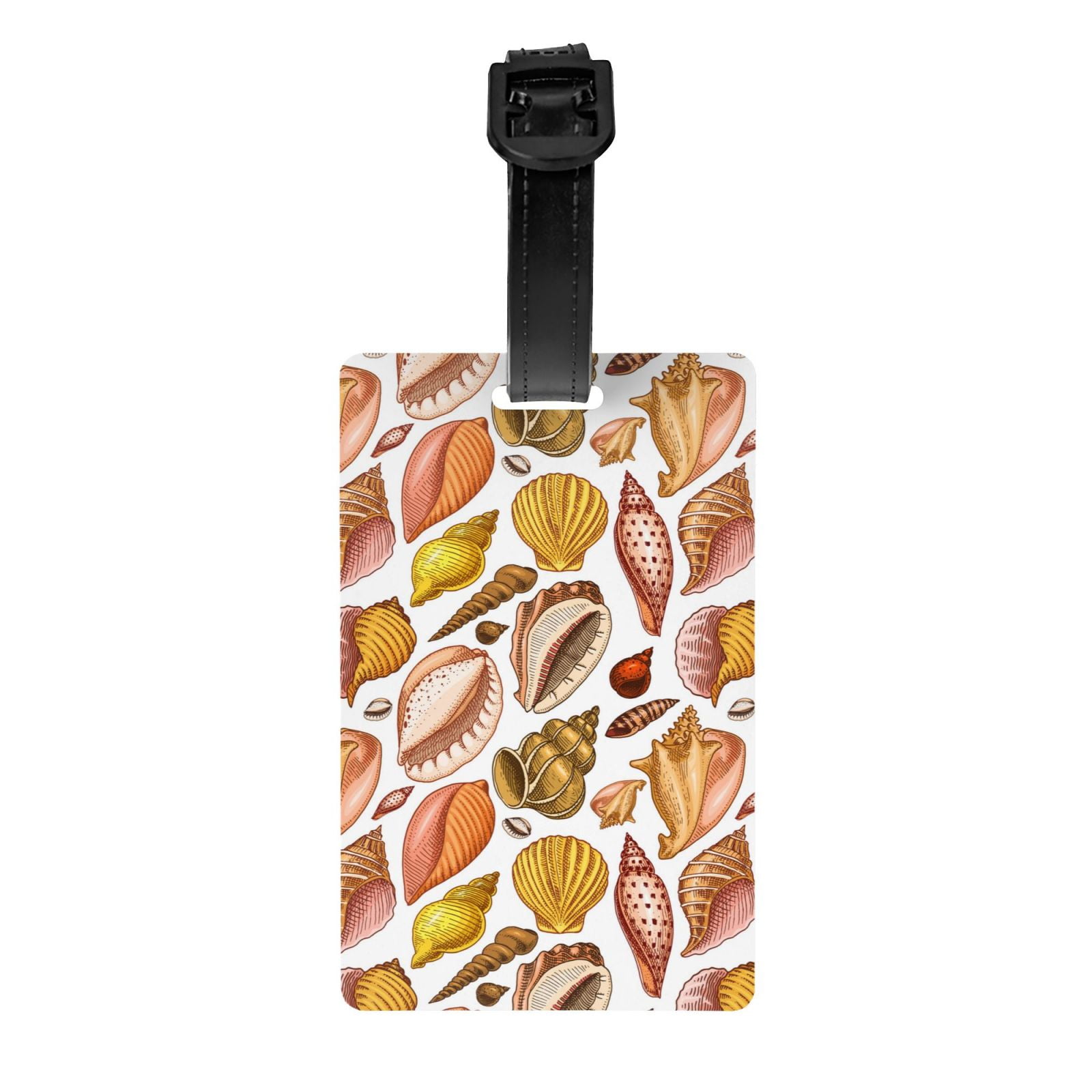 Luggage Tags - Conch Shells Print No.9021 PVC Luggage Tags for ...