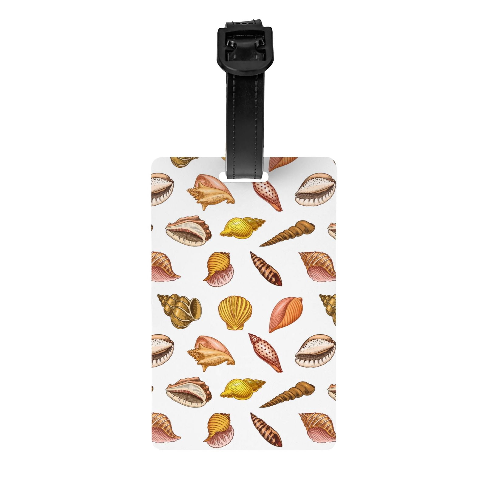 Luggage Tags - Conch Shells Print No.9025 PVC Luggage Tags for ...