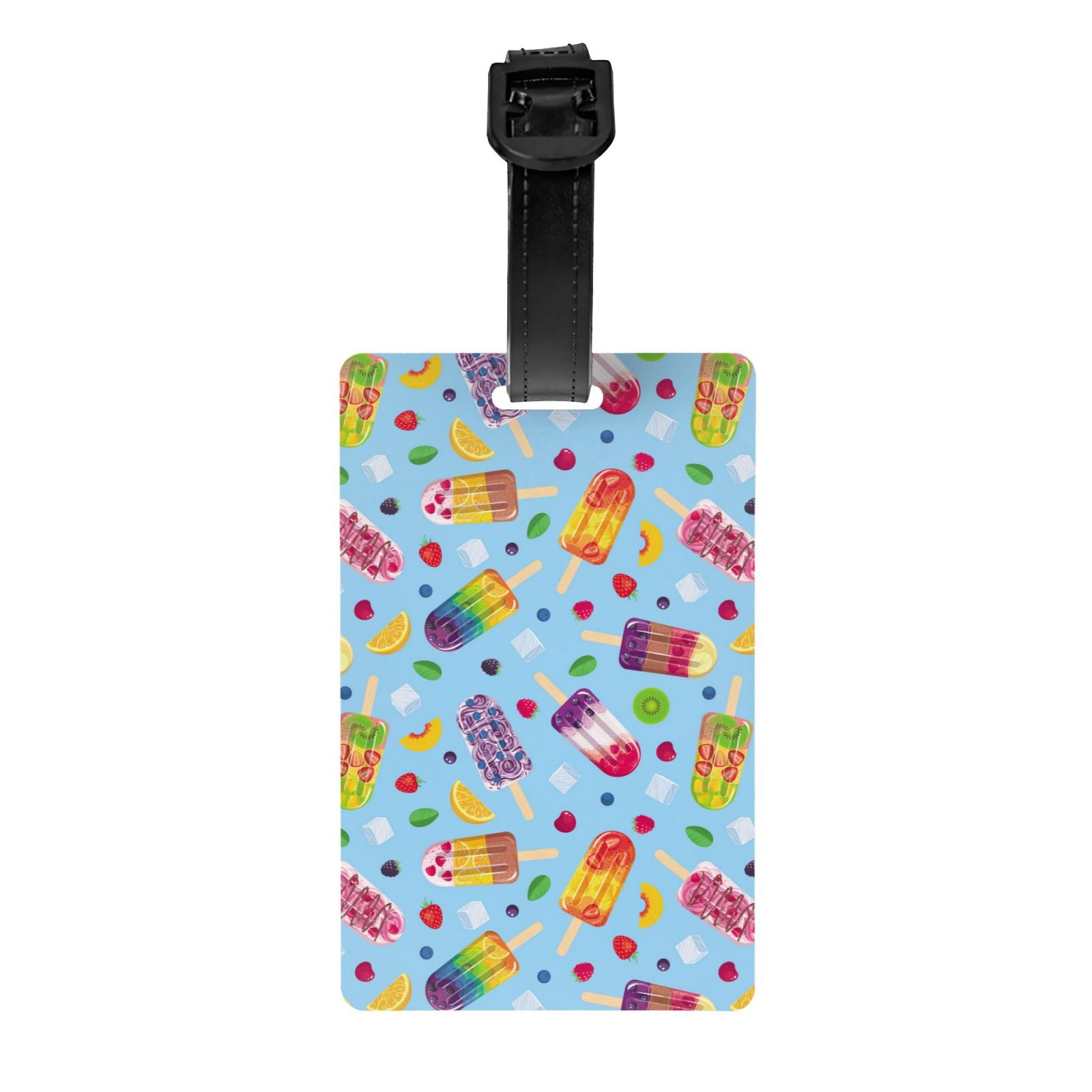 Luggage Tags - Cool Summer Ice Cream Print PVC Luggage Tags for ...