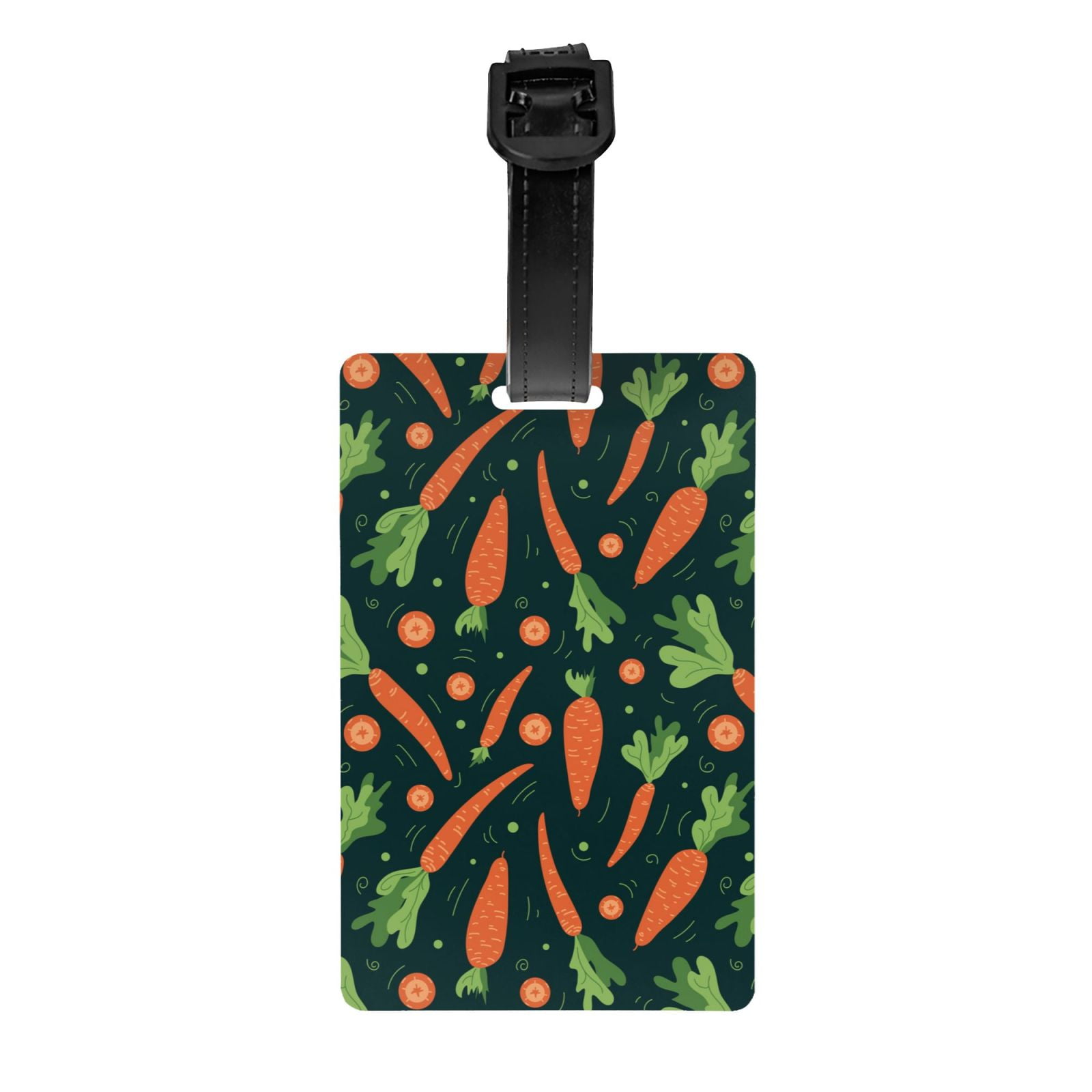 Luggage Tags - Cute Carrot Piece PVC Luggage Tags for Suitcases Travel ...