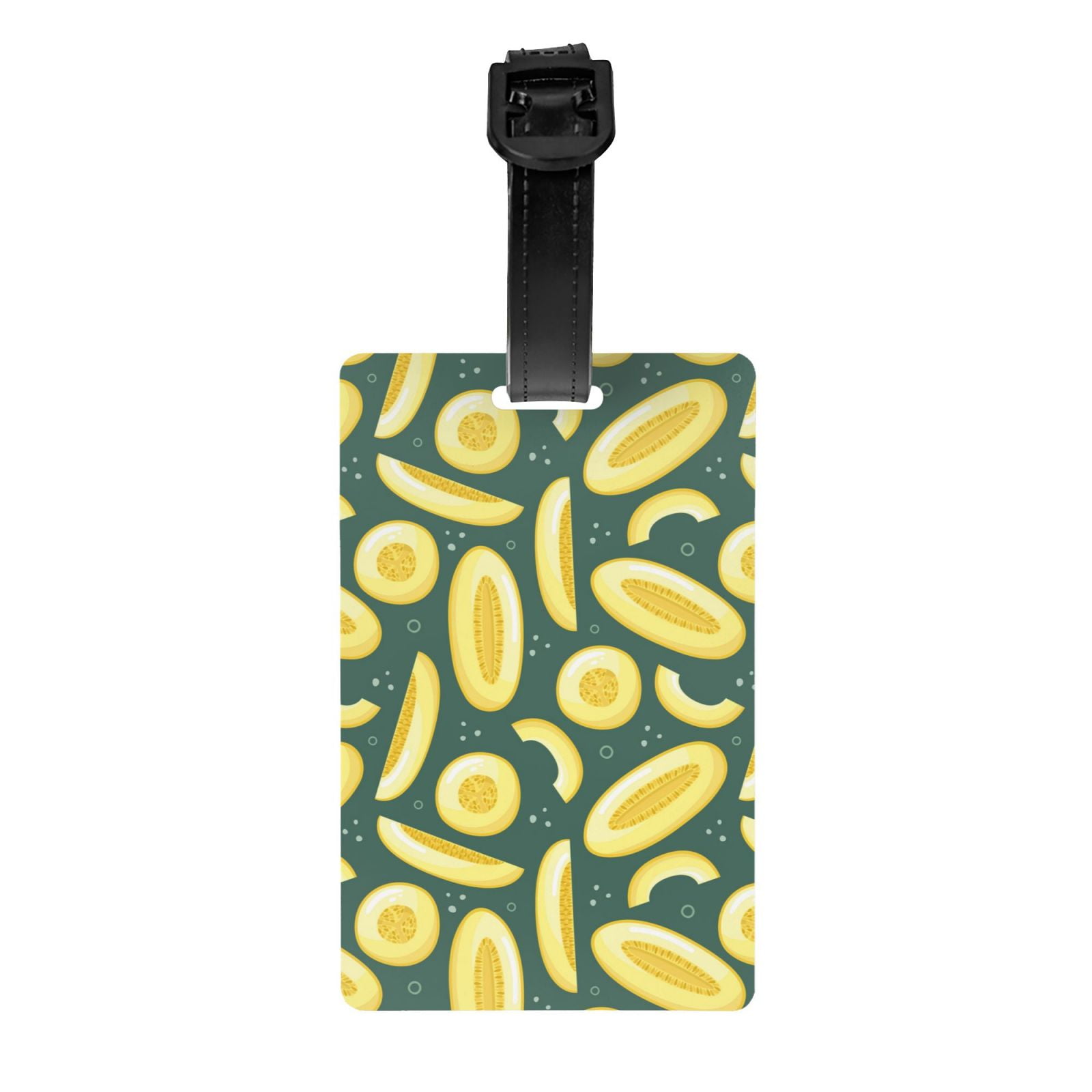 Luggage Tags - Cute Crisp Cantaloupe PVC Luggage Tags for Suitcases ...