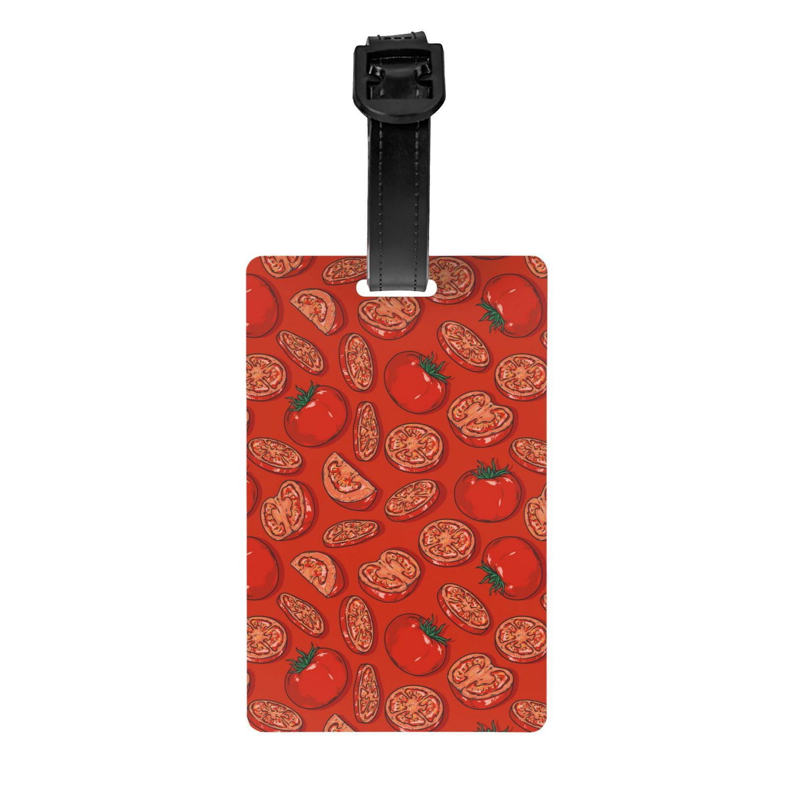 Luggage Tags - Cute Red Tomato Piece PVC Luggage Tags for Suitcases ...