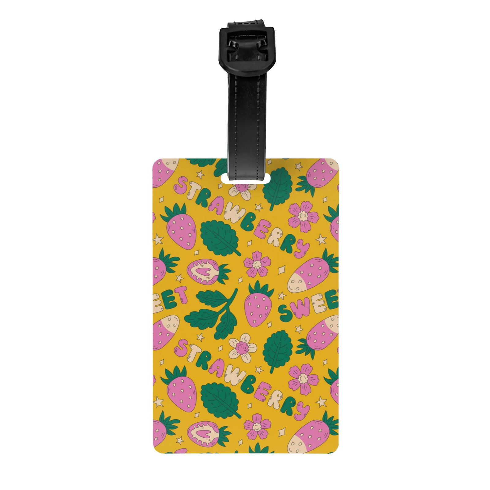 Luggage Tags - Cute Strawberry Carrot Vegetable PVC Luggage Tags for ...