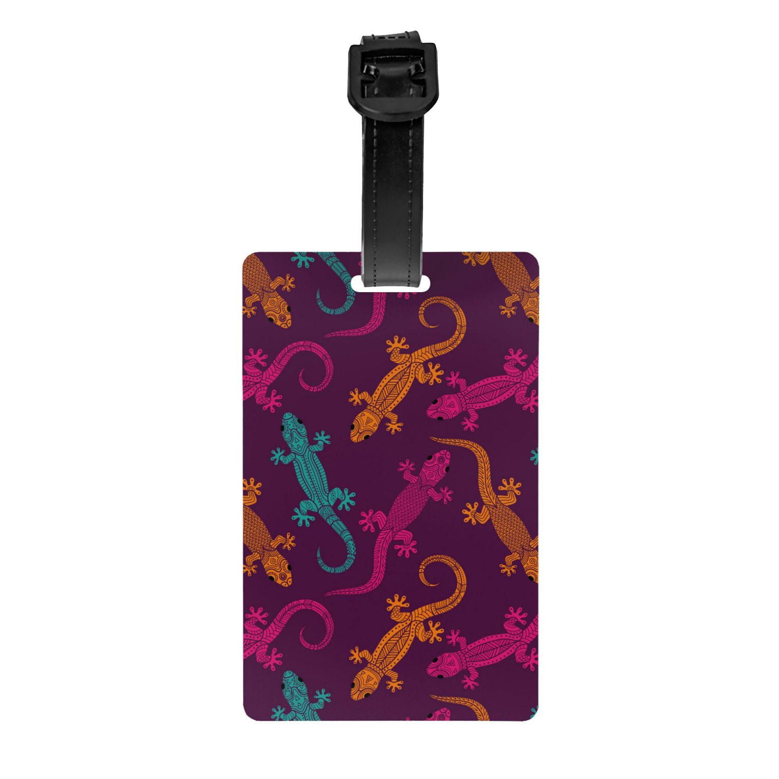 Luggage Tags - Exotic Cute Gecko Lizard PVC Luggage Tags for Suitcases ...