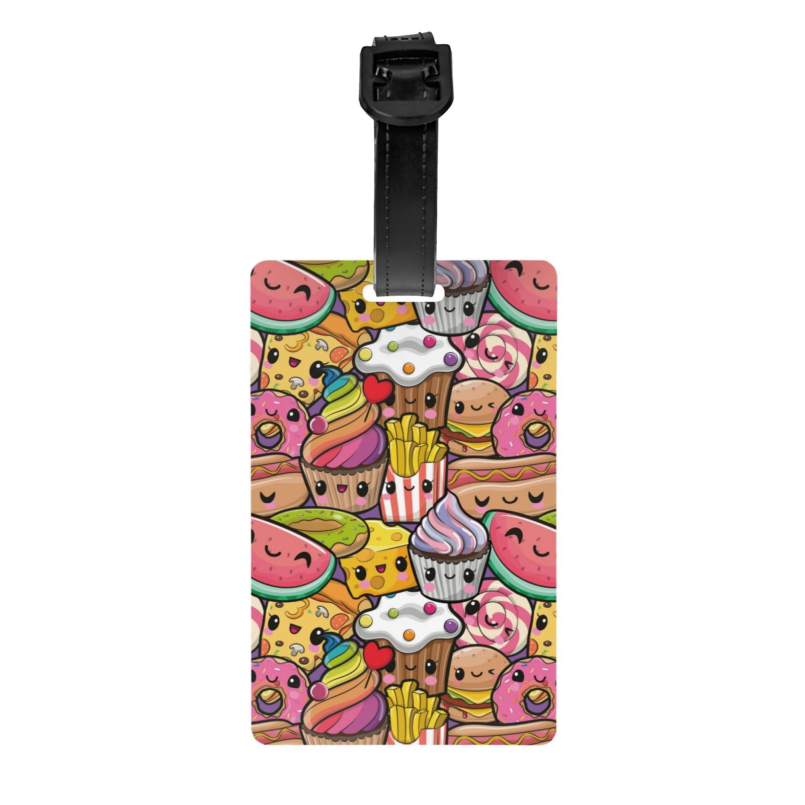 Luggage Tags - Fruit-flavored ice-cream PVC Luggage Tags for Suitcases ...