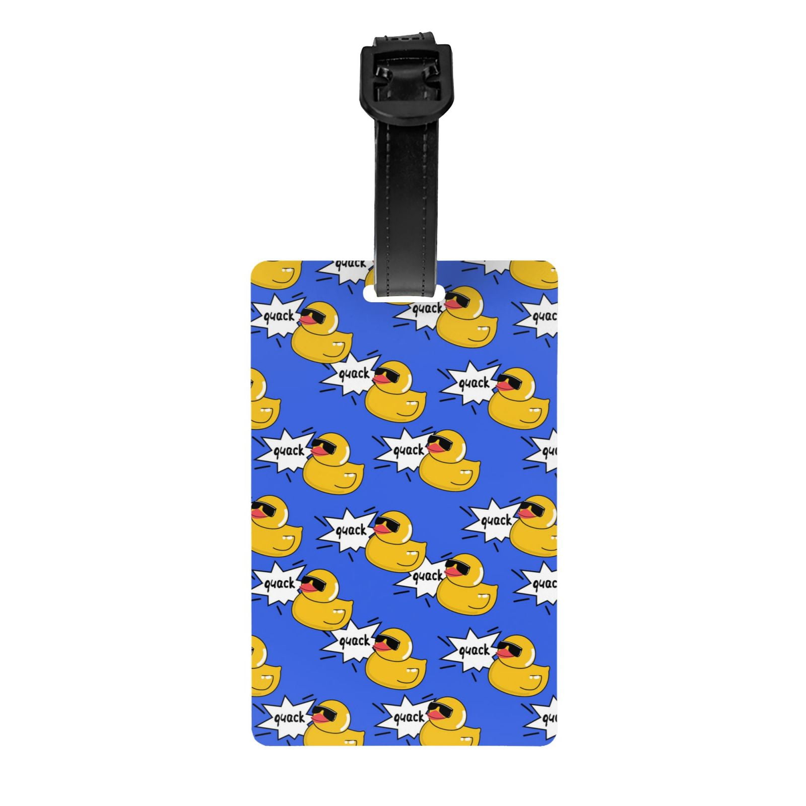 Luggage Tags - Funny Cartoon Cute Duck_A PVC Luggage Tags for Suitcases ...