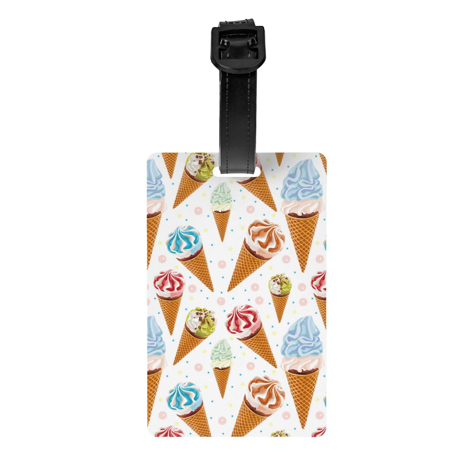Luggage Tags - Ice Cream No.J907 PVC Luggage Tags for Suitcases Travel ...