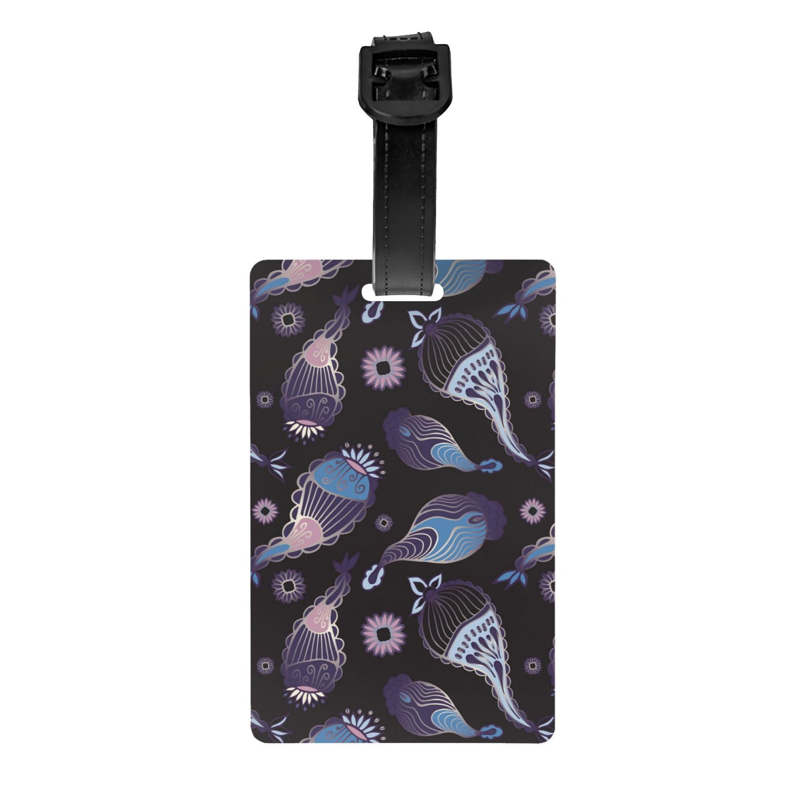 Luggage Tags - Jellyfish Tentacle PVC Luggage Tags for Suitcases Travel ...