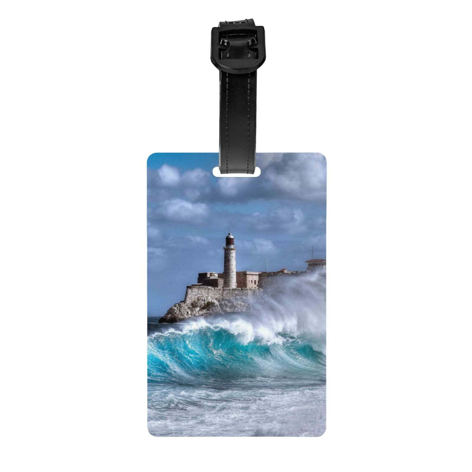 Luggage Tags - Lighthouse in Havana PVC Luggage Tags for Suitcases ...