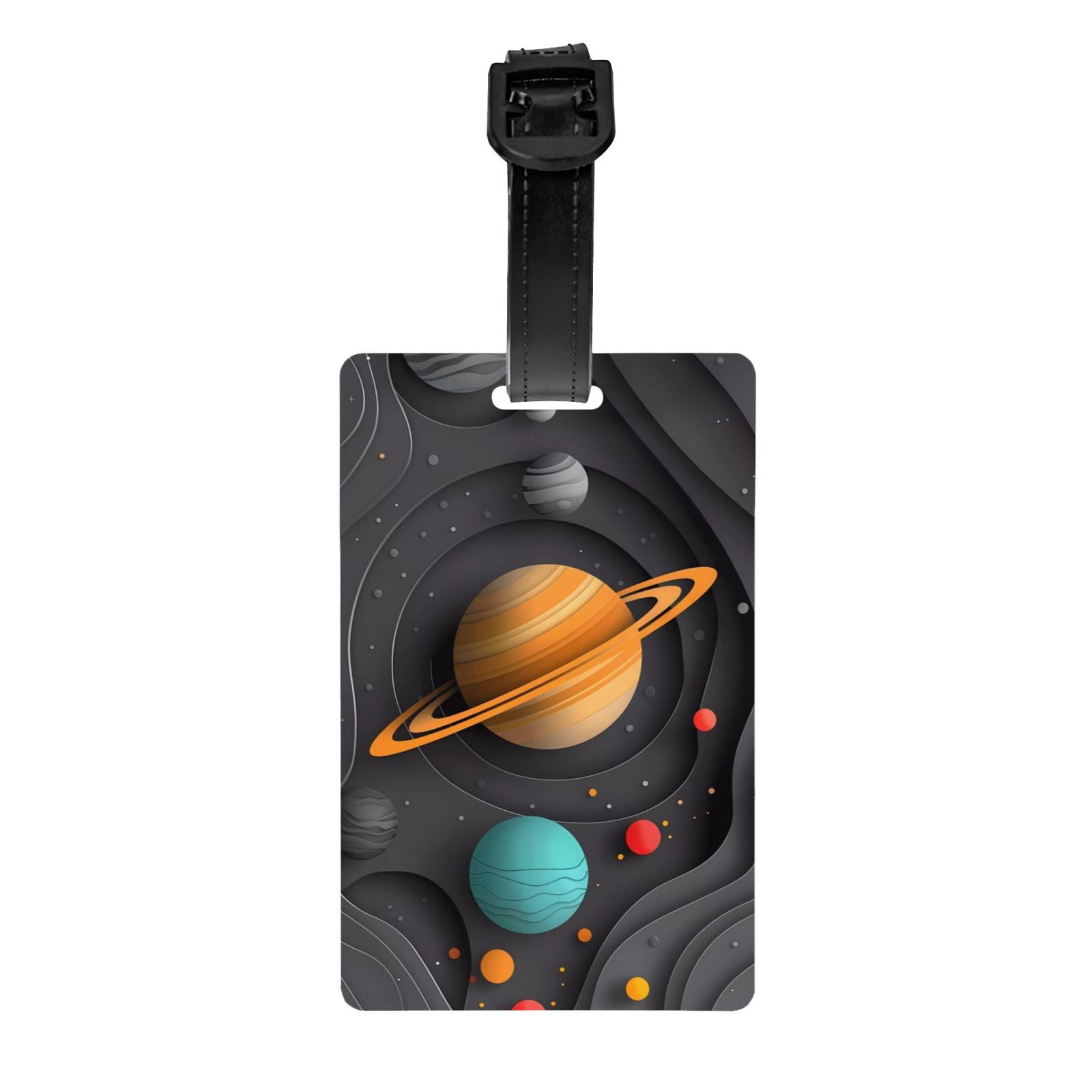 Luggage Tags - Solar System Paper Art PVC Luggage Tags for Suitcases ...