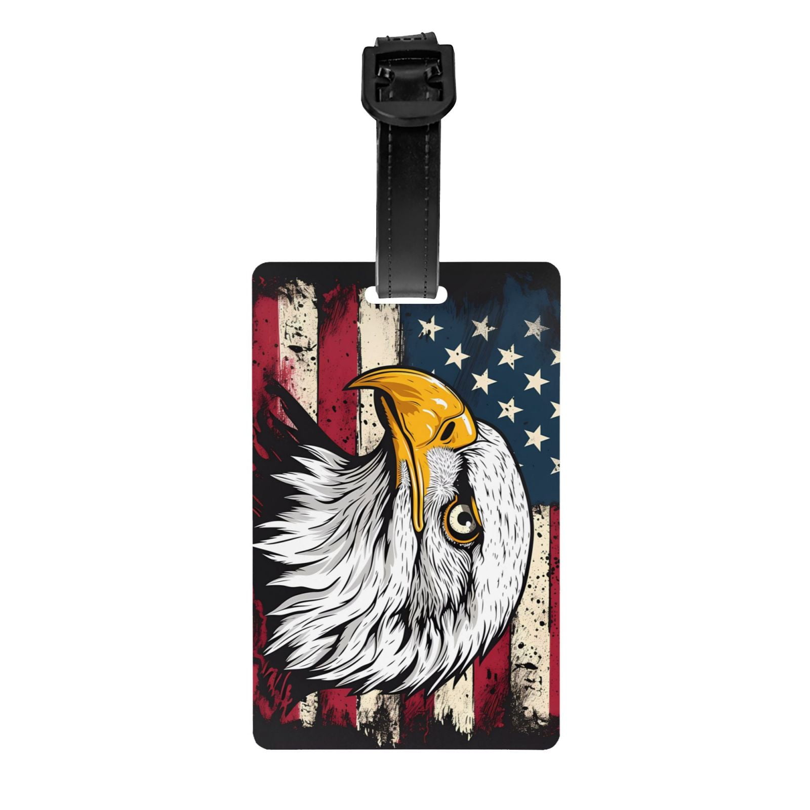 Luggage Tags for Suitcases, American Bald Eagle Suitcase & Bag Tags for ...