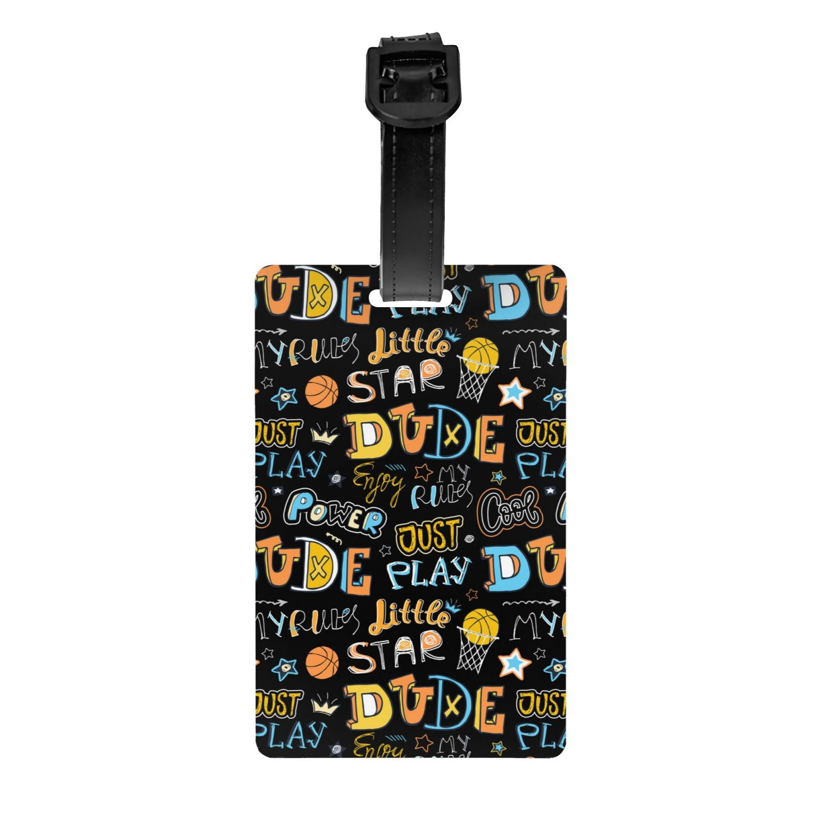 Luggage Tags for Suitcases, Basketball A Suitcase & Bag Tags for ...