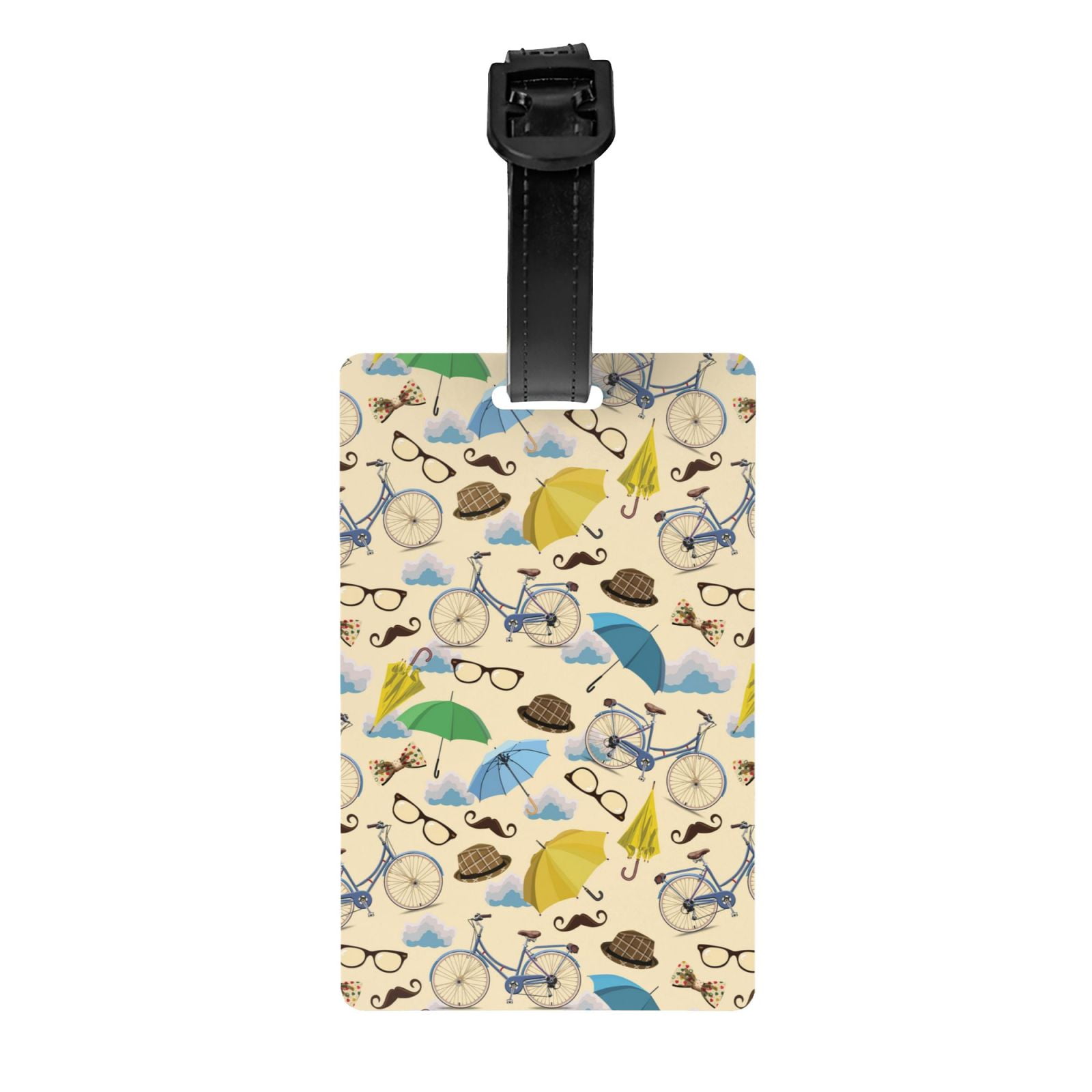 Luggage Tags for Suitcases - Bike Pattern umbrella Suitcase Tags ...