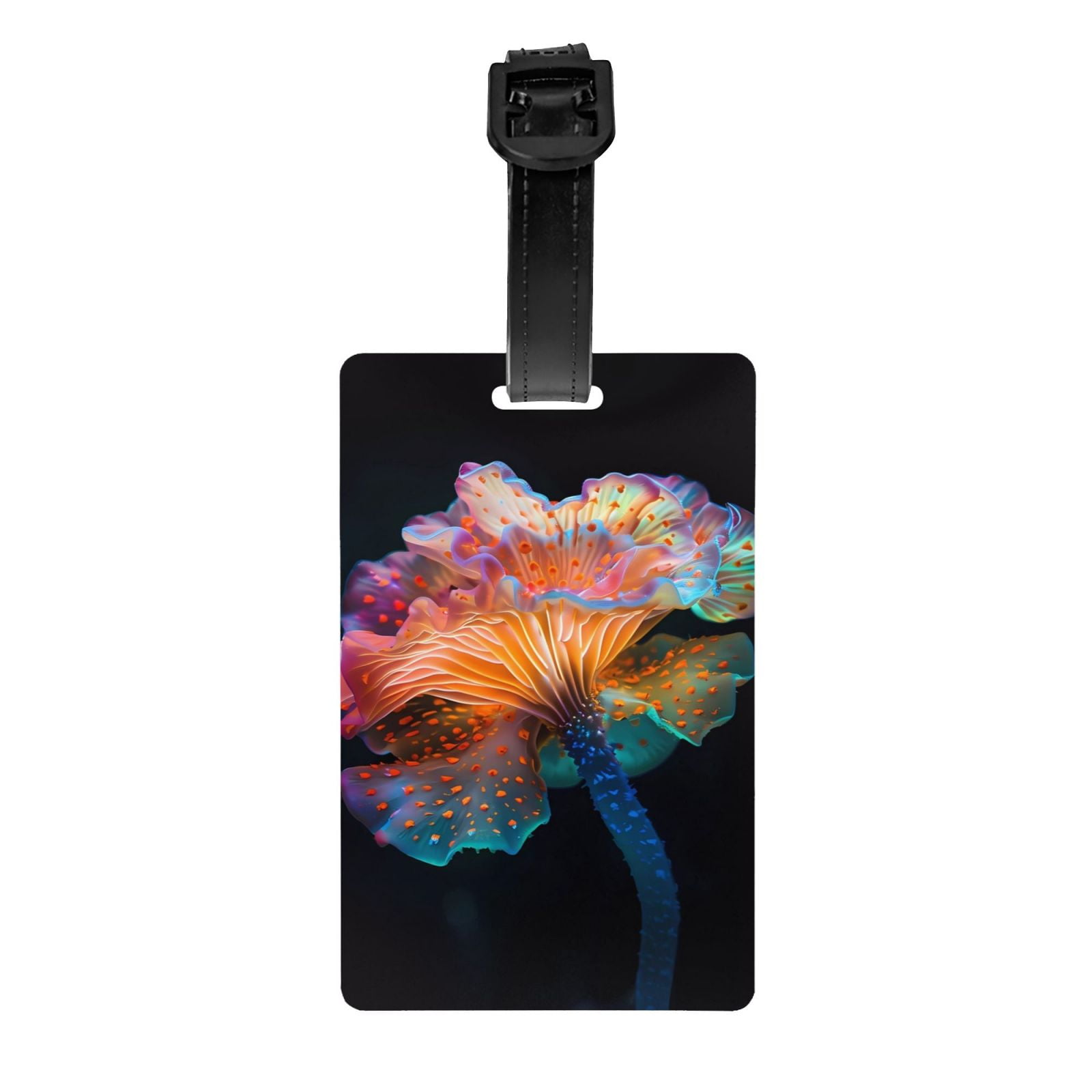 Luggage Tags for Suitcases - Bioluminescent Underwater Flower Suitcase ...