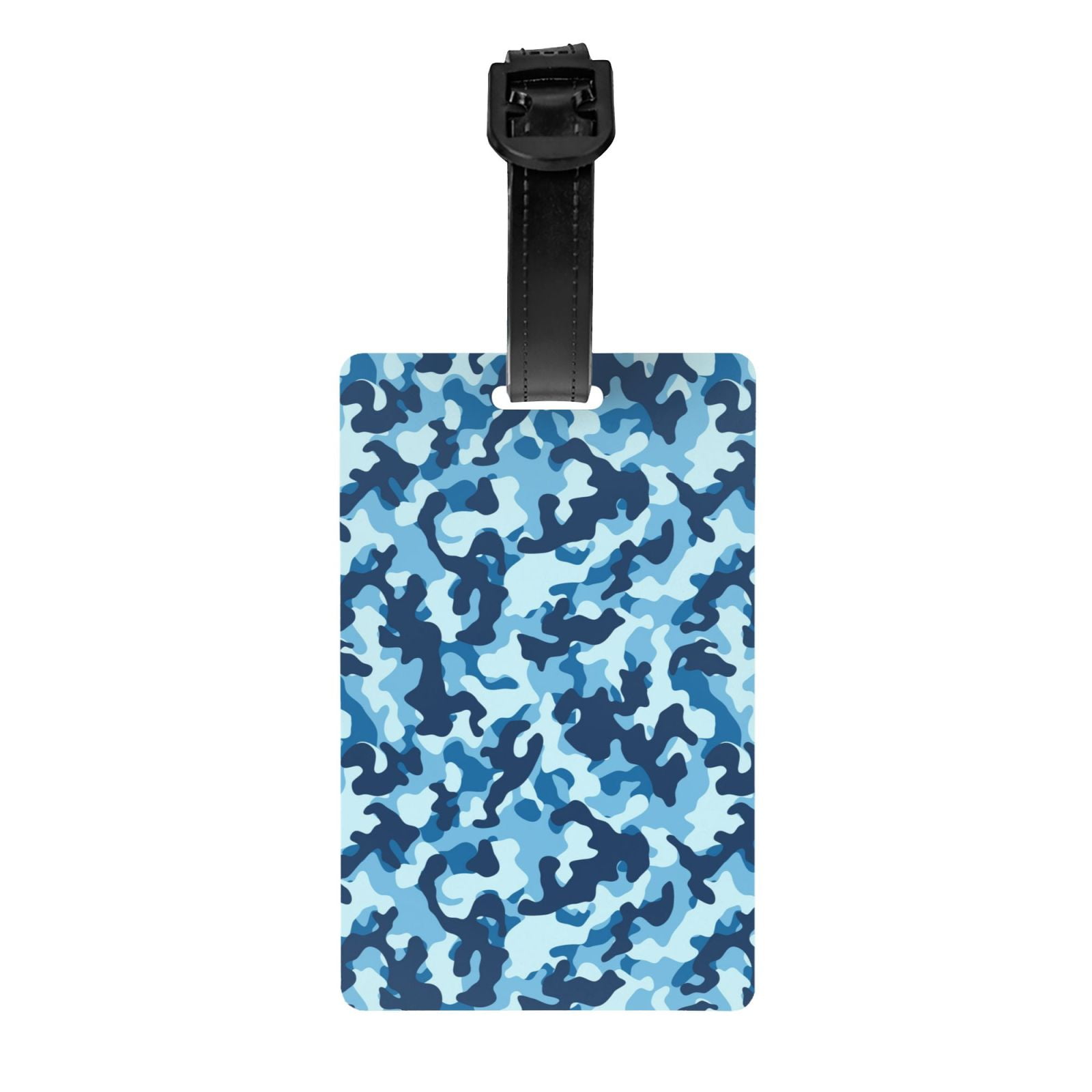 Luggage Tags for Suitcases, Blue Camouflage Suitcase & Bag Tags for ...