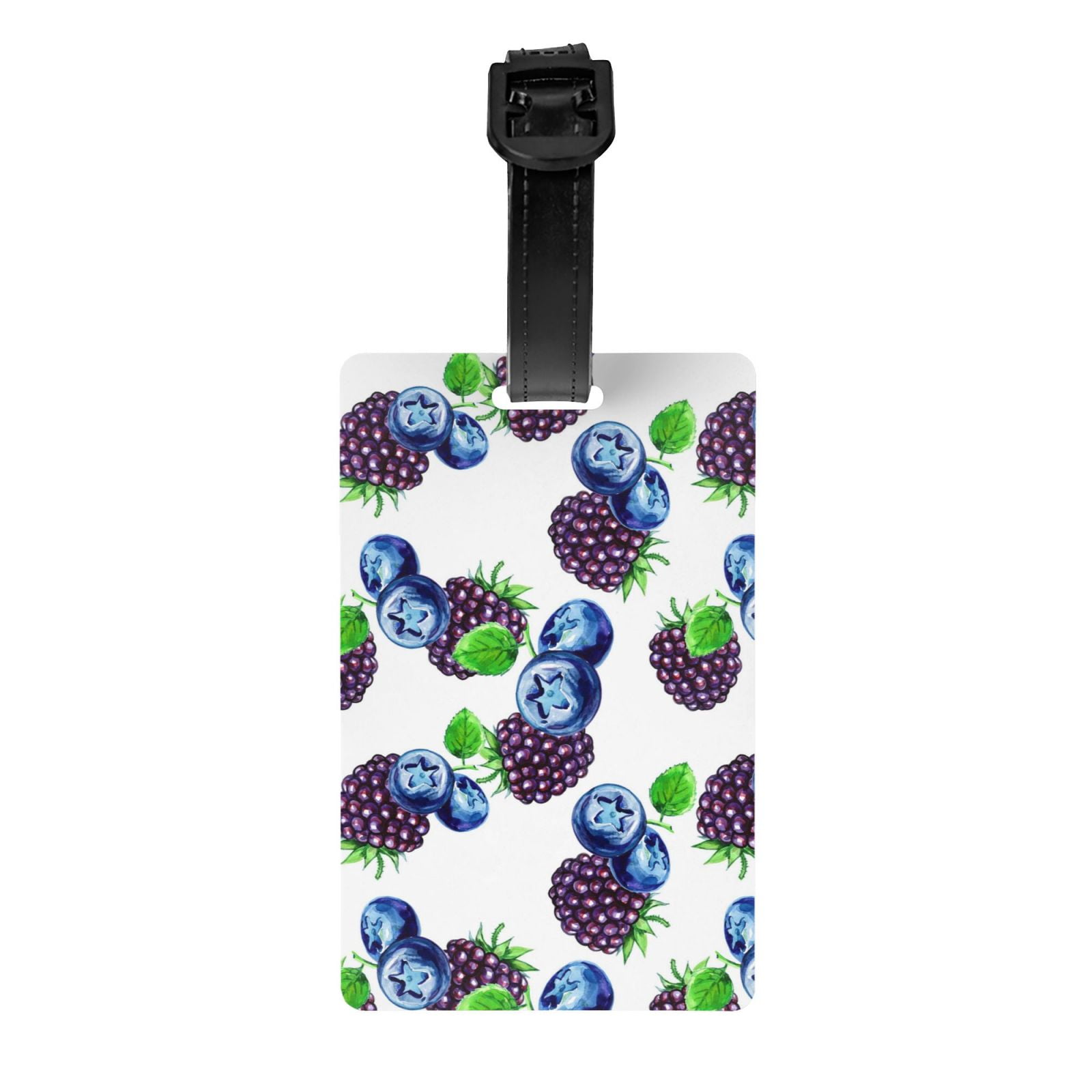 Luggage Tags for Suitcases - Blueberries Print Grape Suitcase Tags ...